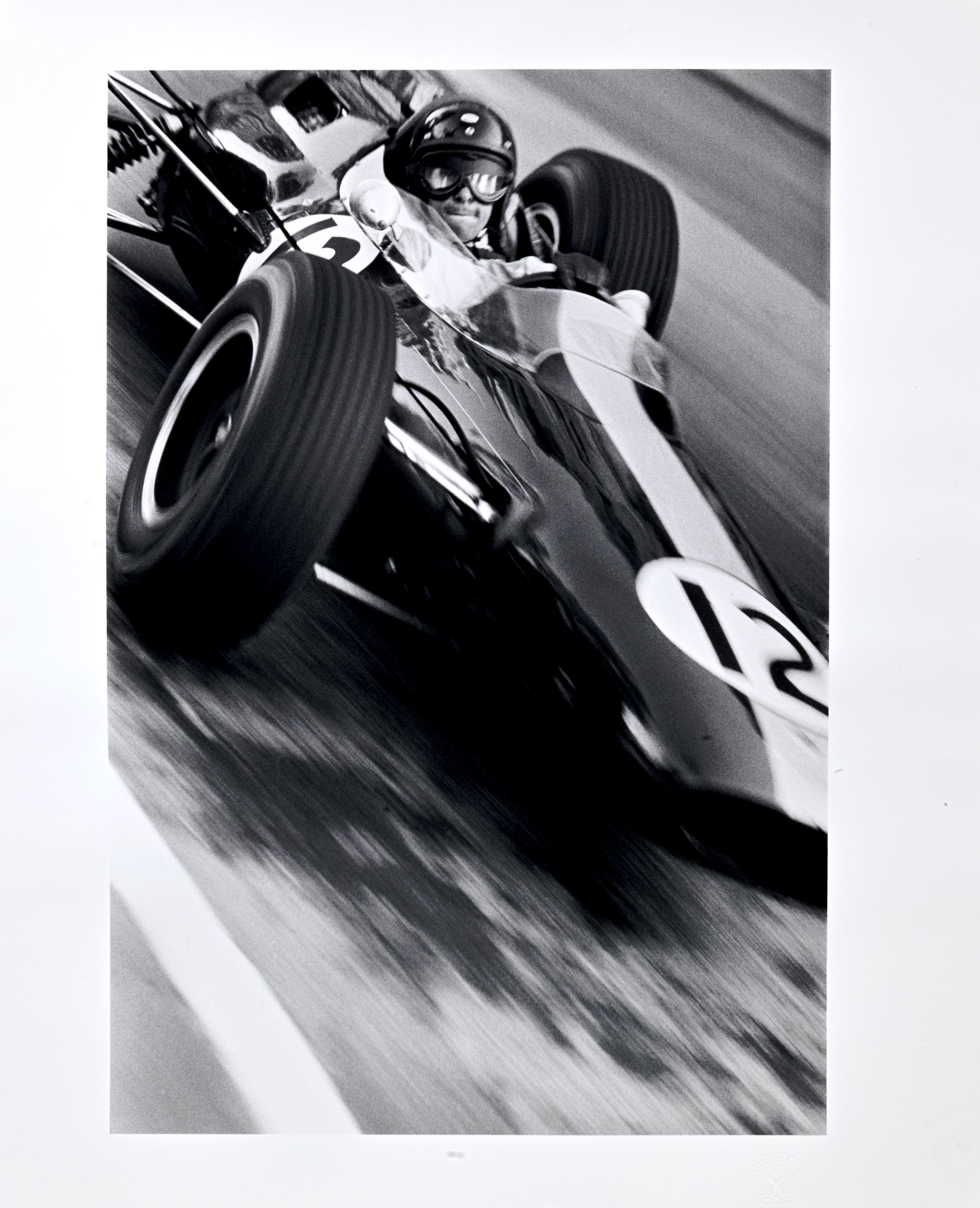 Bonhams Cars : Patrick Lichfield (British, 1939-2005); 'Jim Clarke During The Monaco Grand Prix ...