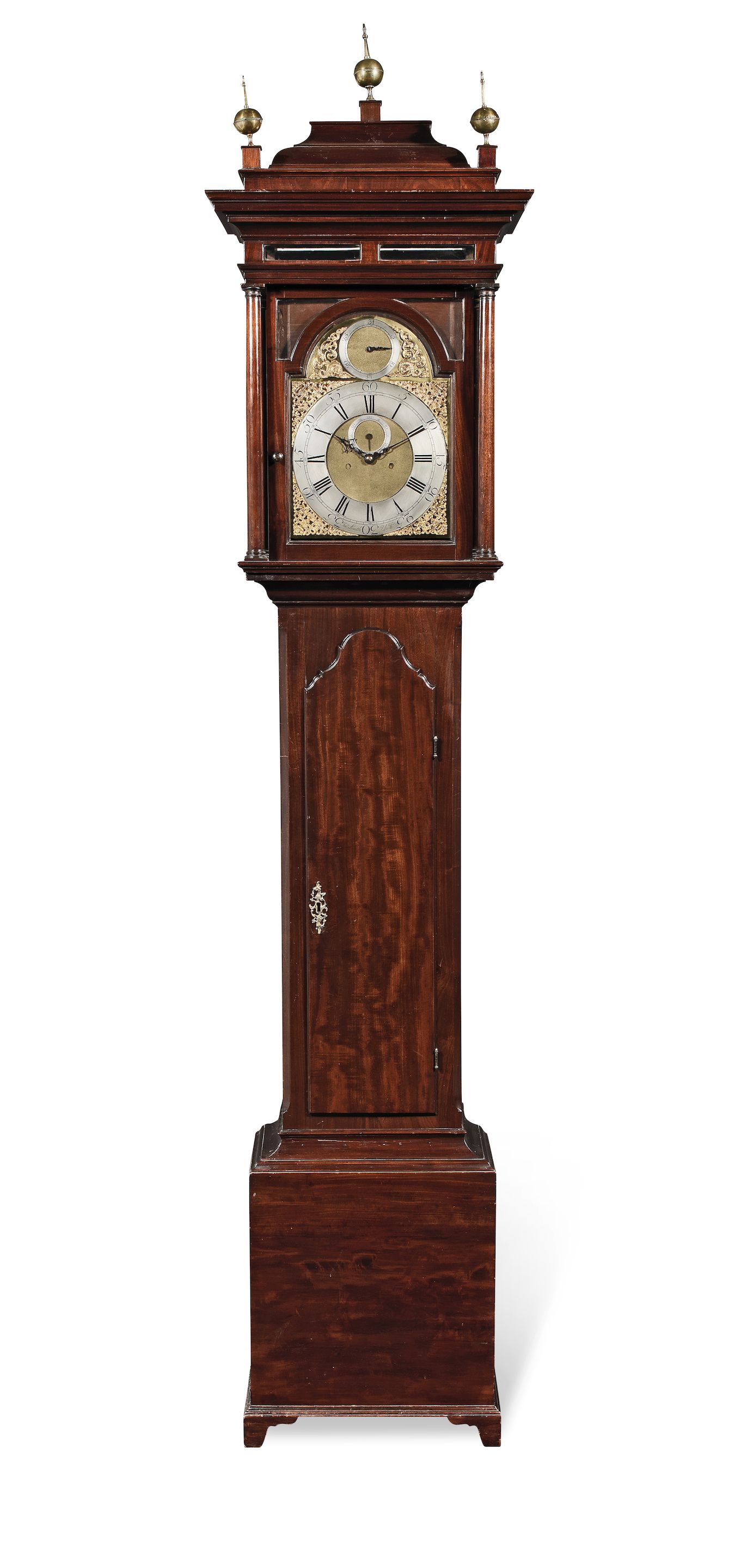Bonhams : A fine late 18th century mahogany longcase clock with ...