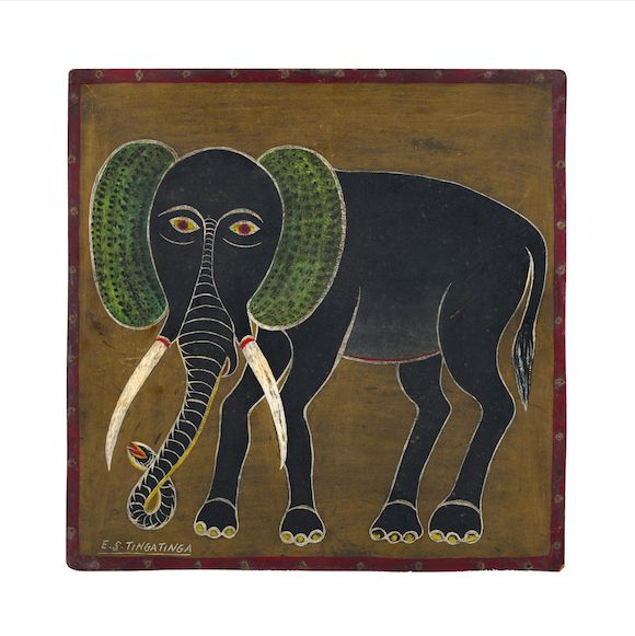 Bonhams Cornette de Saint Cyr : Edward Saidi Tingatinga (Tanzanie 1932 ...