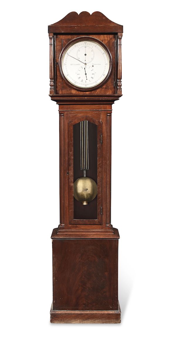 Bonhams : A good early 19th century mahogany floor-standing regulator ...