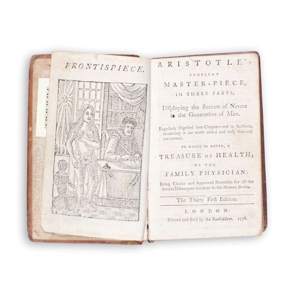 Bonhams : ARISTOTLE'S MASTERPIECE Aristotle's Compleat Master-Piece. In ...