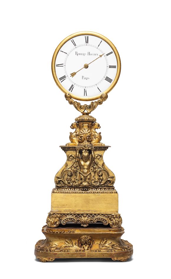 Bonhams : A mid 19th century French mystery clock Robert Houdin and ...
