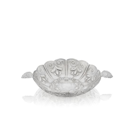 Bonhams : A William and Mary silver sweetmeat dish John Sutton, London 1689