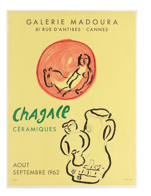 Bonhams : After Marc Chagall (French/Russian, 1887-1985) By Charles Sorlier (French, 1921-1990 ...