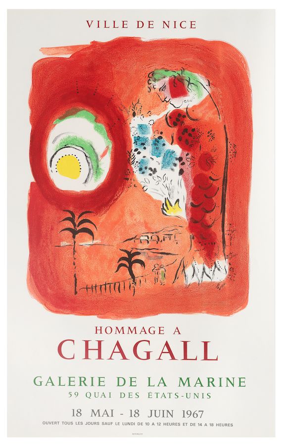 Bonhams : After Marc Chagall (French/Russian, 1887-1985) By Charles Sorlier (French, 1921-1990 ...
