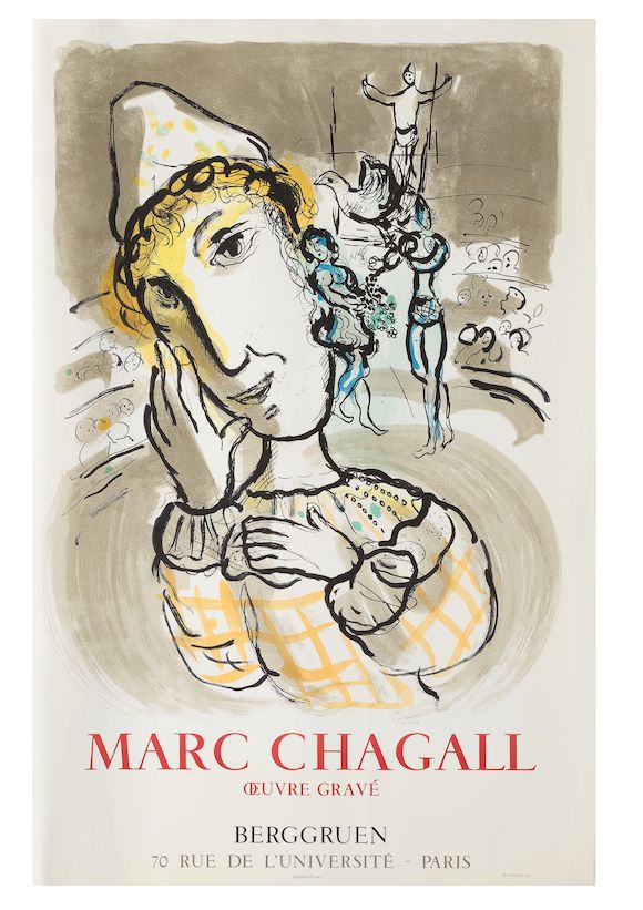 Bonhams : Marc Chagall (Russian/French, 1887-1985) Le Cirque au Clown ...
