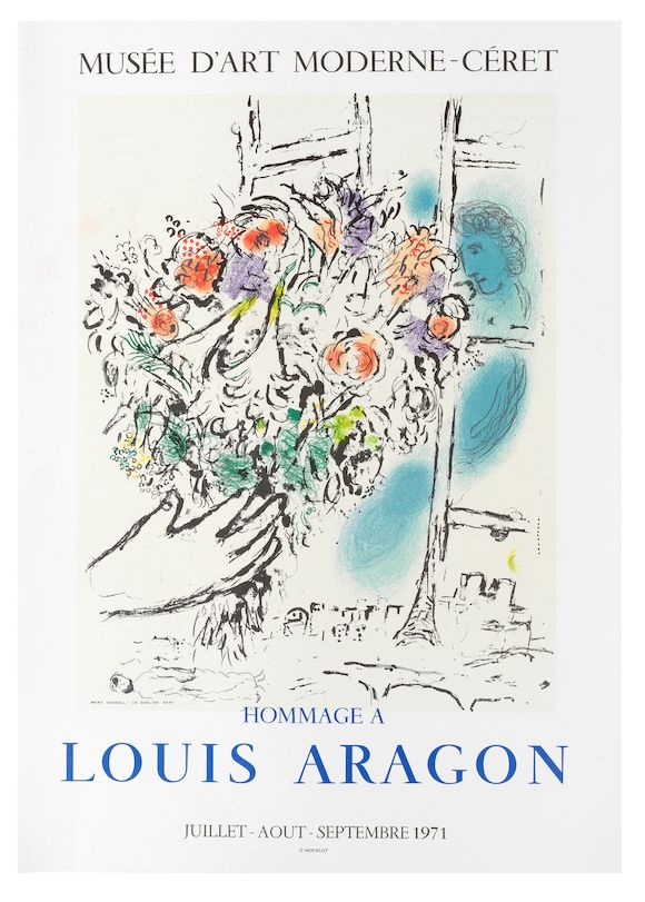 Bonhams : After Marc Chagall (French/Russian, 1887-1985) By Charles Sorlier (French, 1921-1990 ...