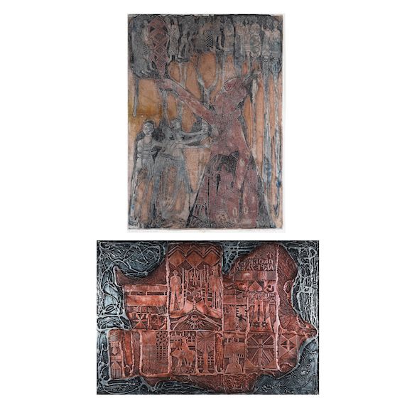 Bonhams Cornette de Saint Cyr : Bruce Onobrakpeya (Nigéria, né en 1932 ...