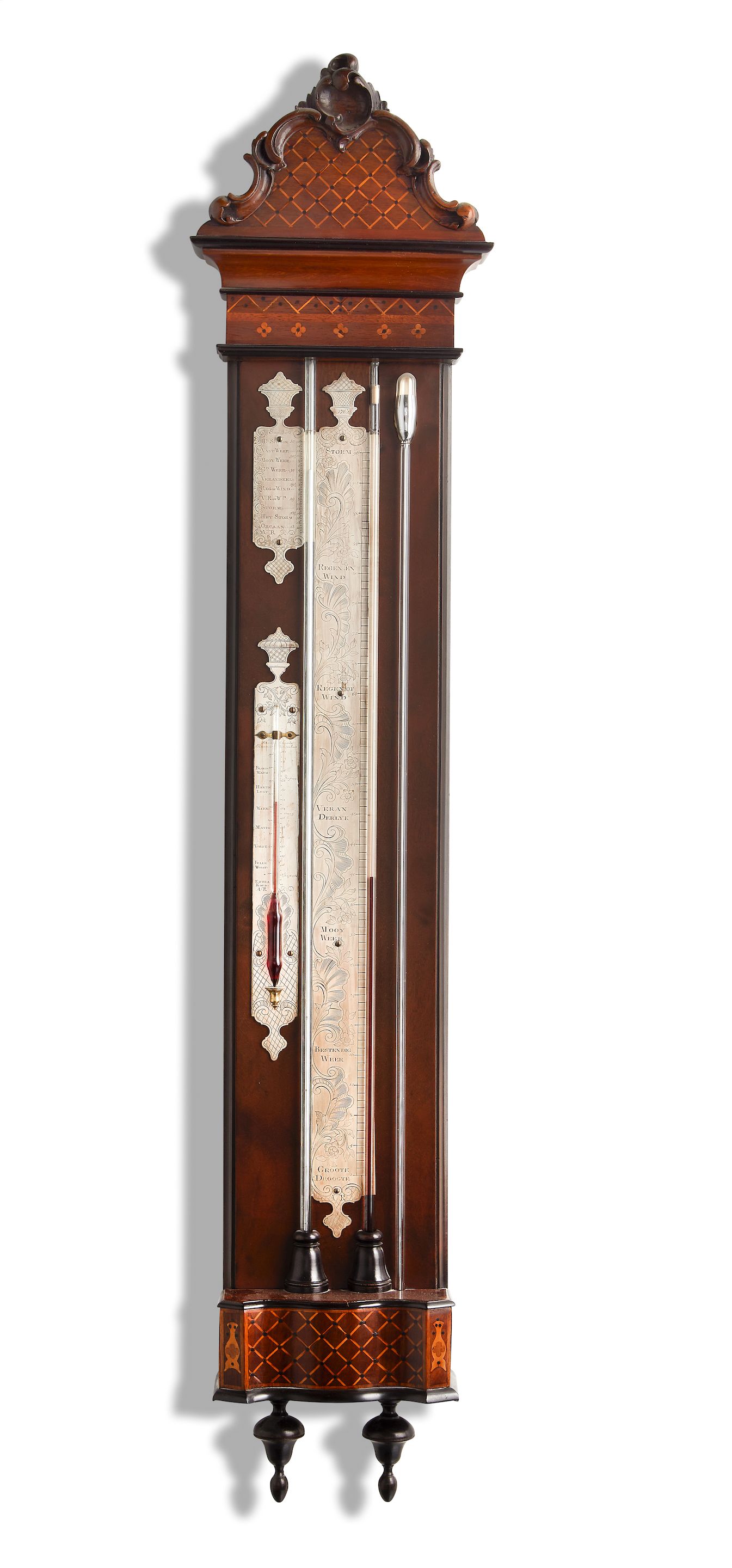 Bonhams : An unsigned late 18th century Dutch inlaid mahogany contra ...