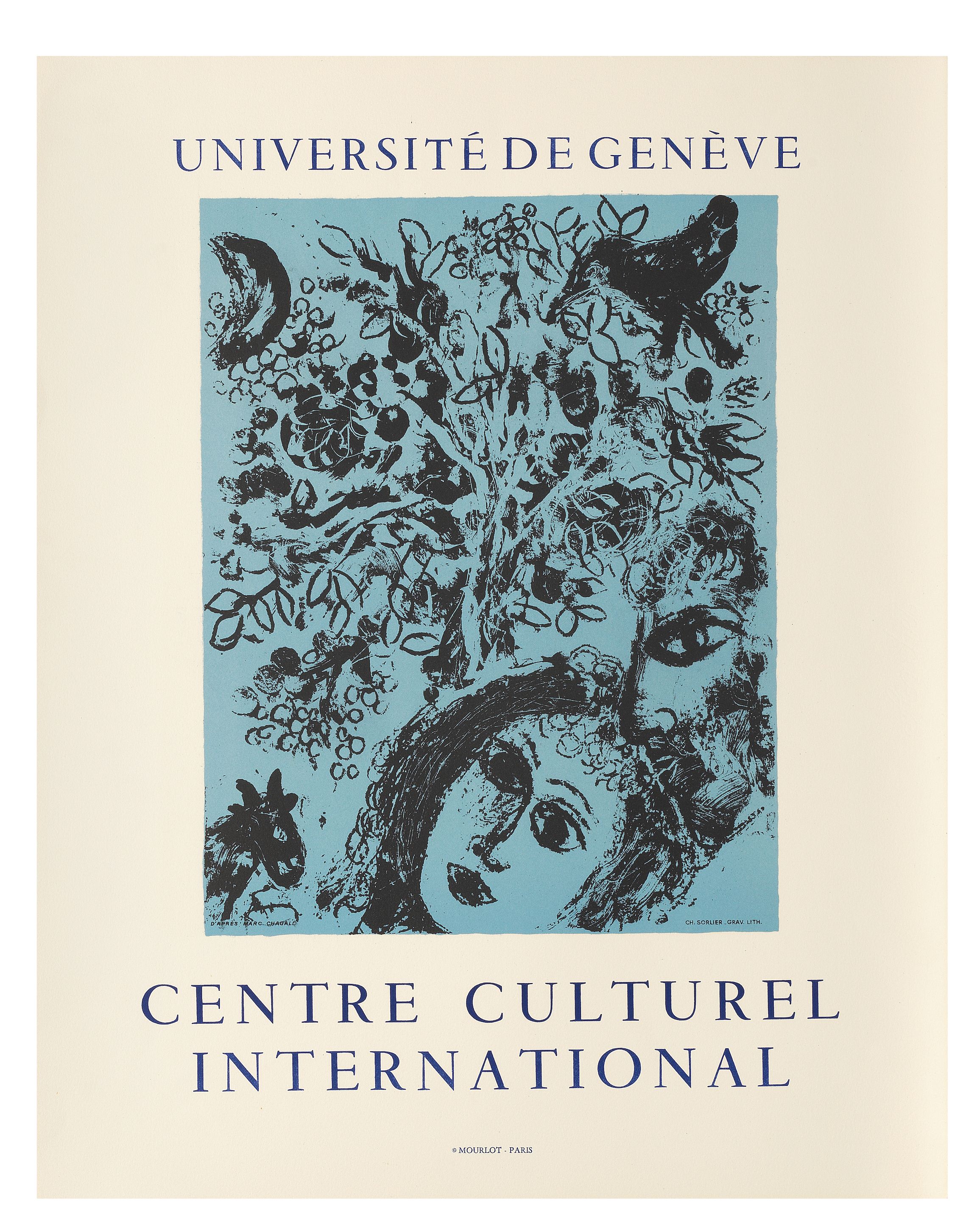 Bonhams : After Marc Chagall (French/Russian, 1887-1985) By Charles Sorlier (French, 1921-1990 ...