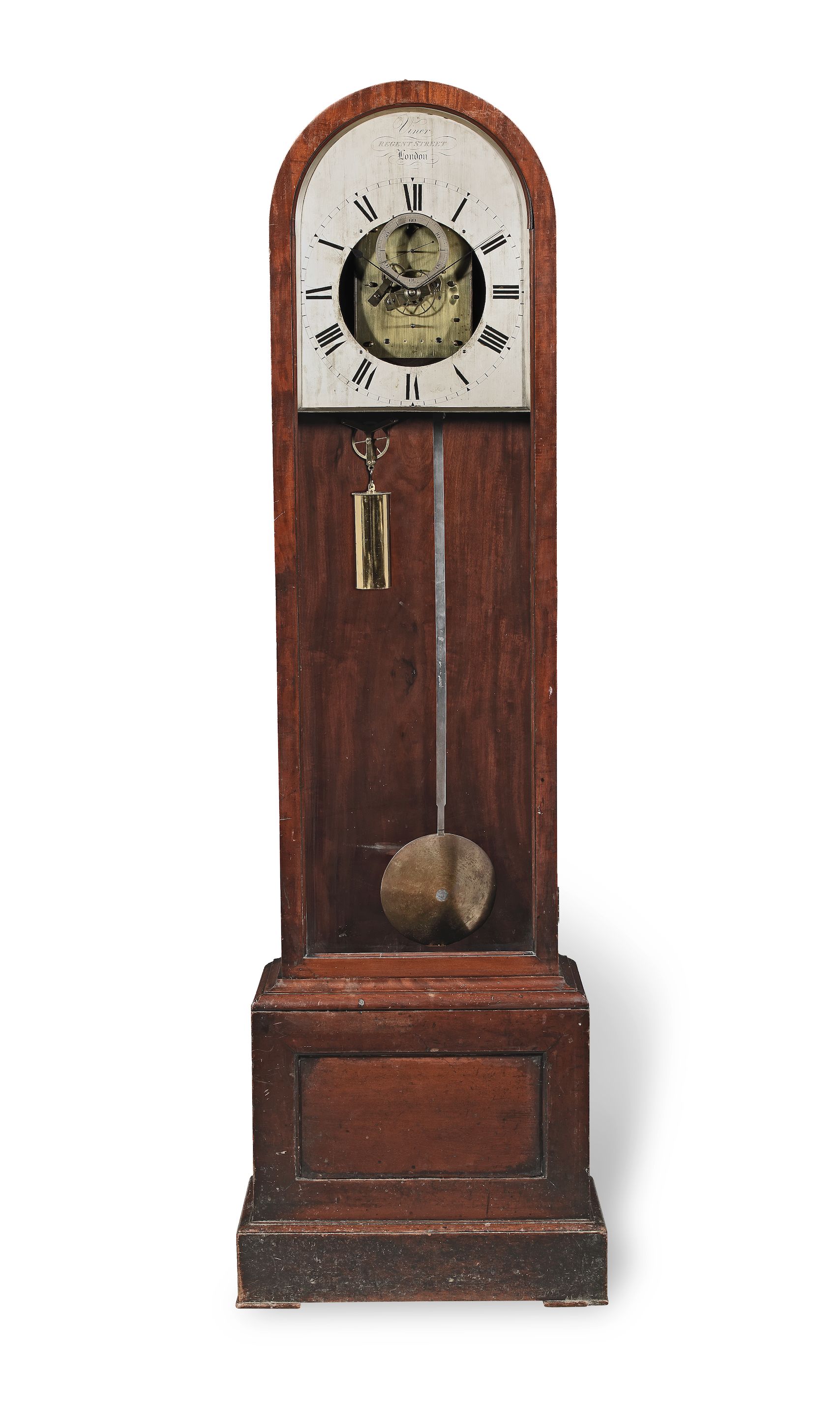 Bonhams : A very fine and rare 19th century floor standing mahogany ...