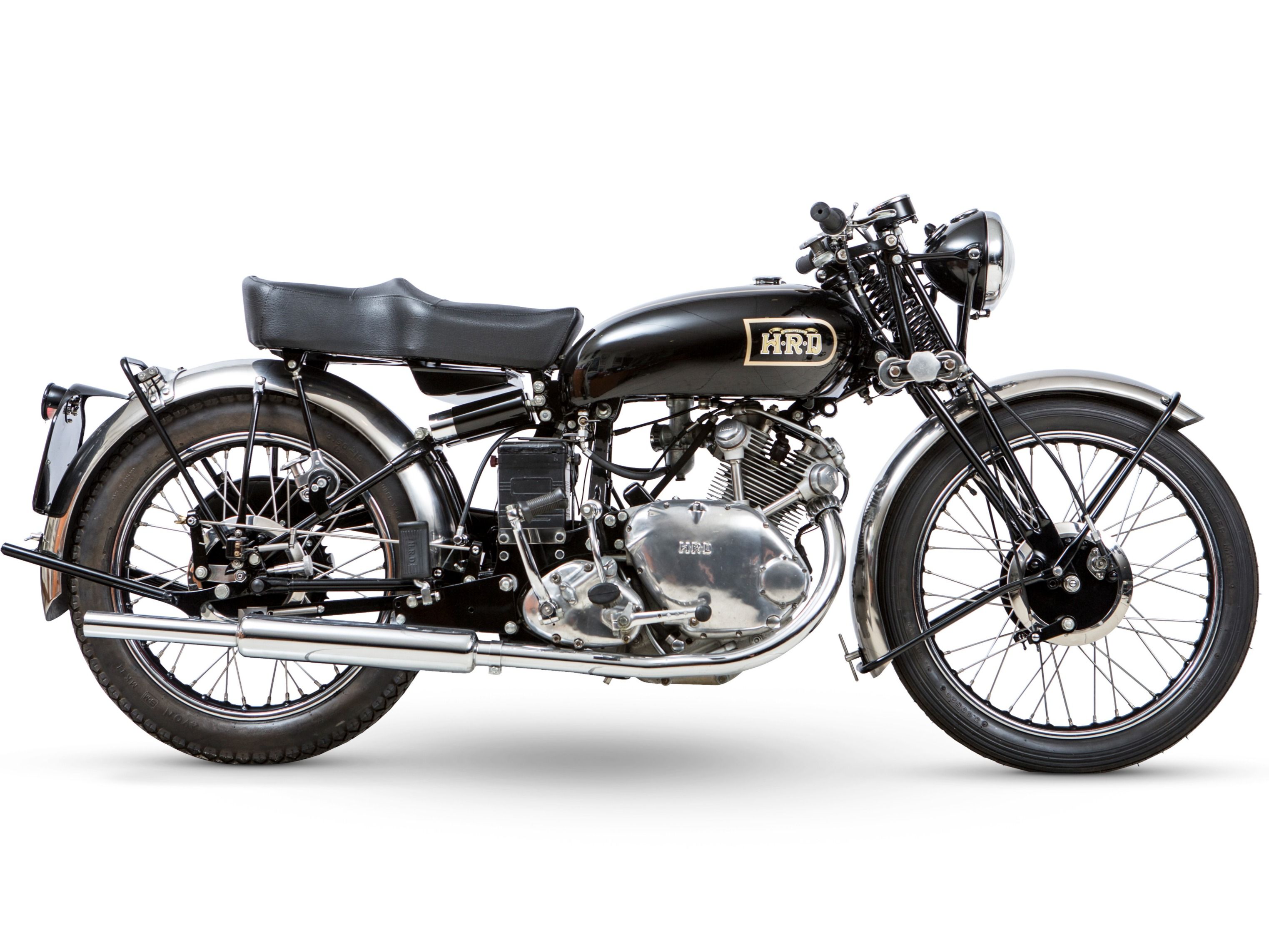 Bonhams Cars : 1949 Vincent-HRD 500cc Meteor Frame no. R/1/4591 Rear ...