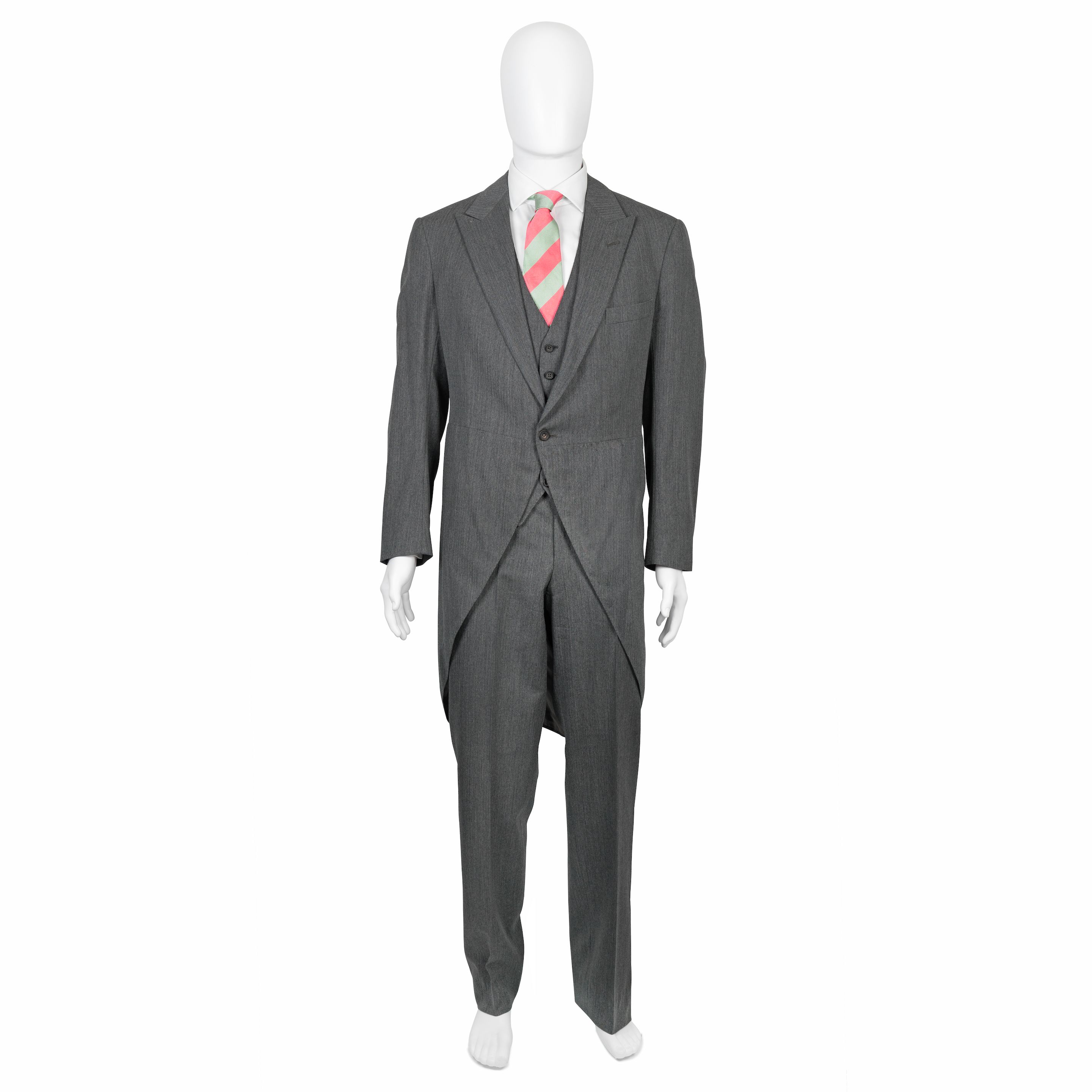 Bonhams : A Douglas Hayward grey herringbone three-piece morning suit ...