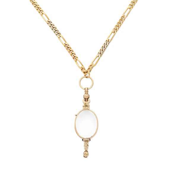 Bonhams : LORGNETTE WITH CHAIN,