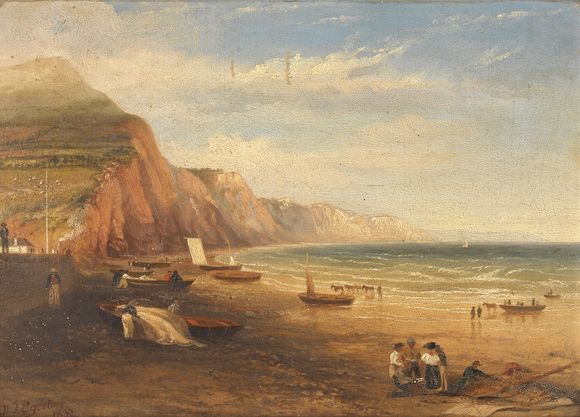 Bonhams : Daniel Thomas Egerton (British, 1797-1842) Fisherfolk and ...