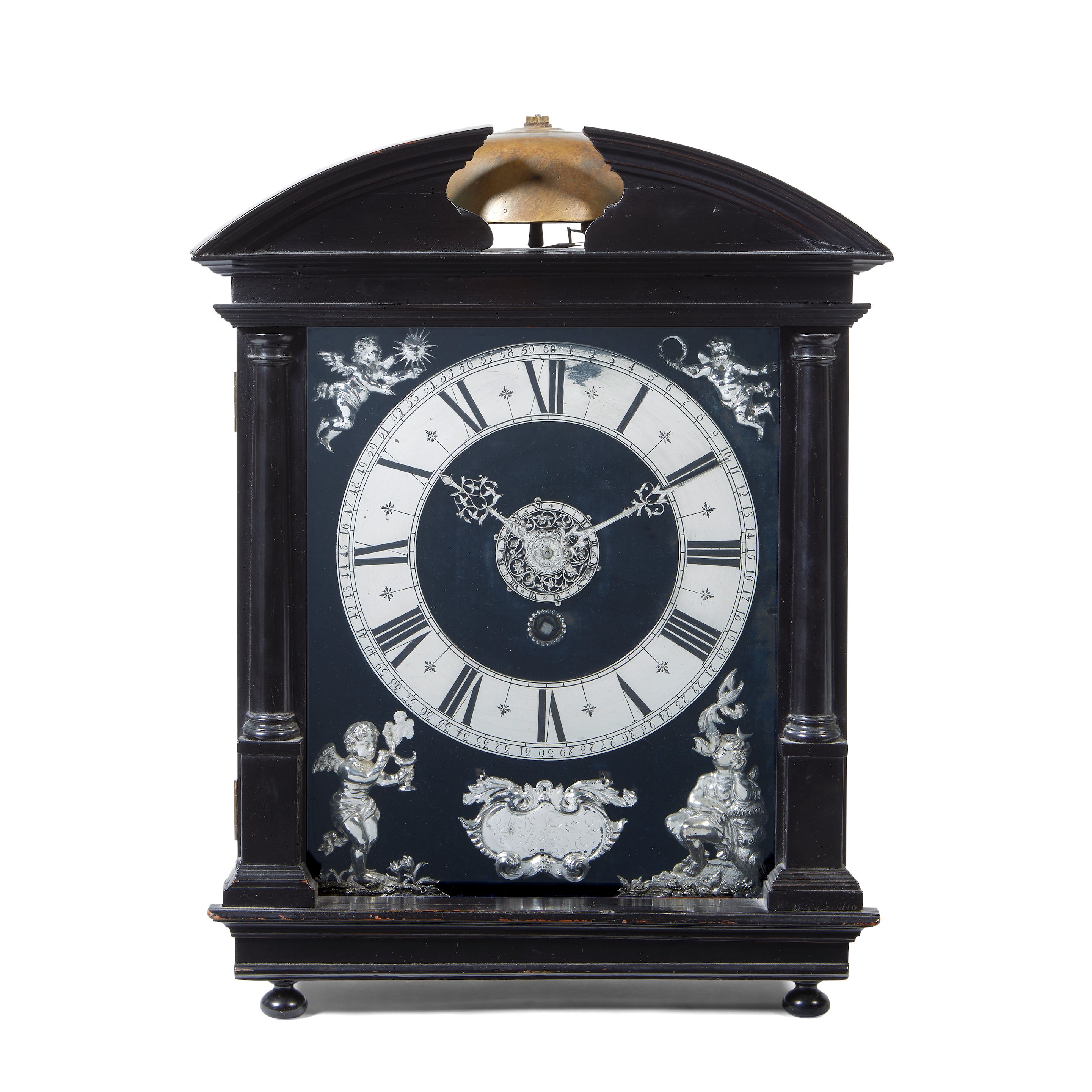 Bonhams : A fine and rare late 17th century silver-mounted ebony 30 ...