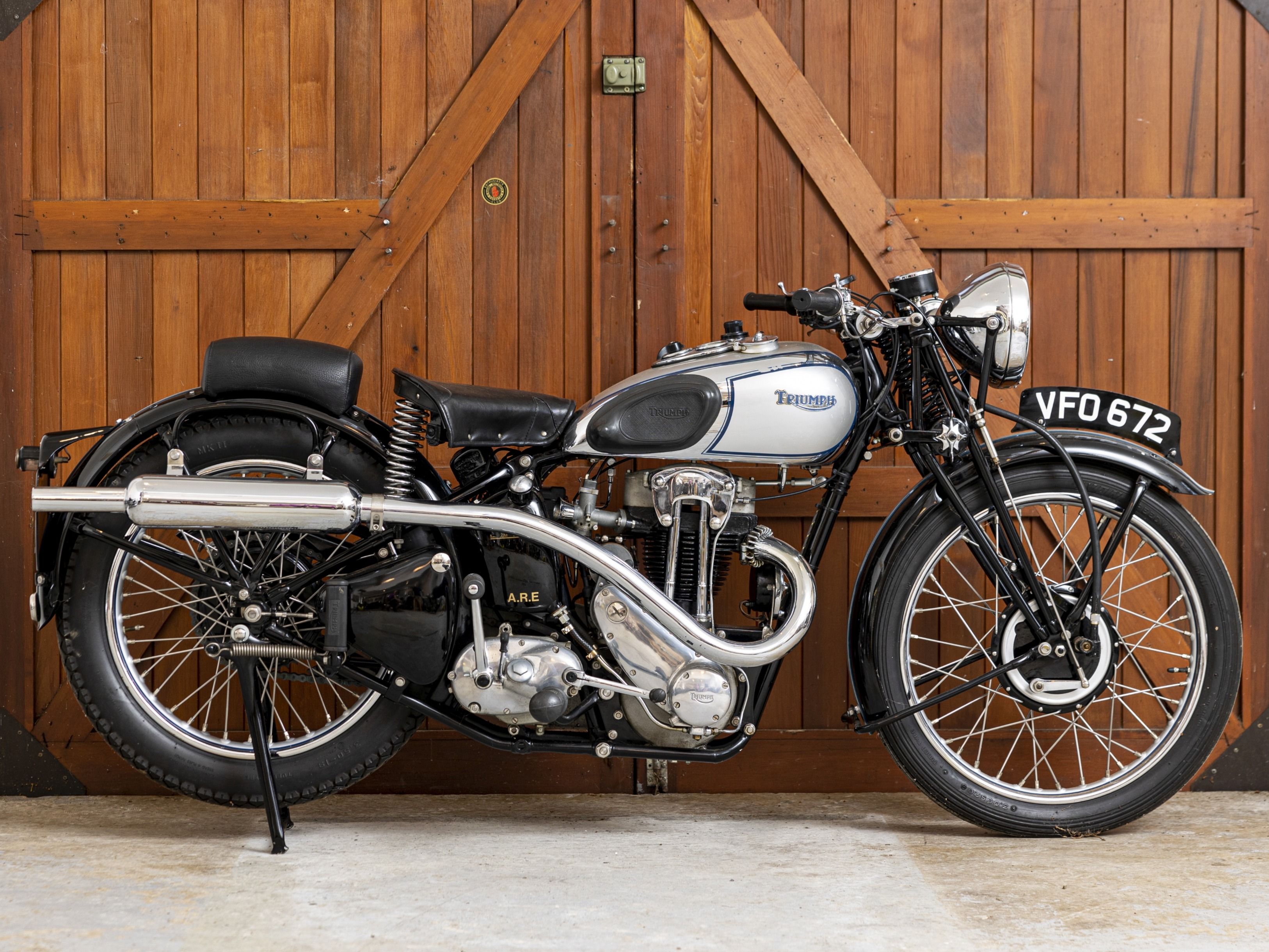 Bonhams Cars : The Anthony R. East Classic Motorcycle Collection, 1938 Triumph 249cc Tiger 70 ...