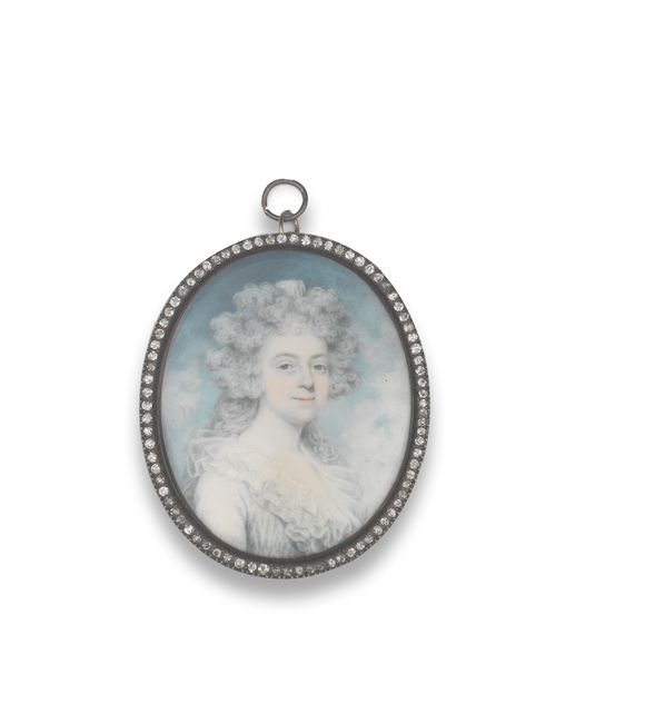 Bonhams : Peter Paillou (British, 1757-1831) A portrait miniature of a ...