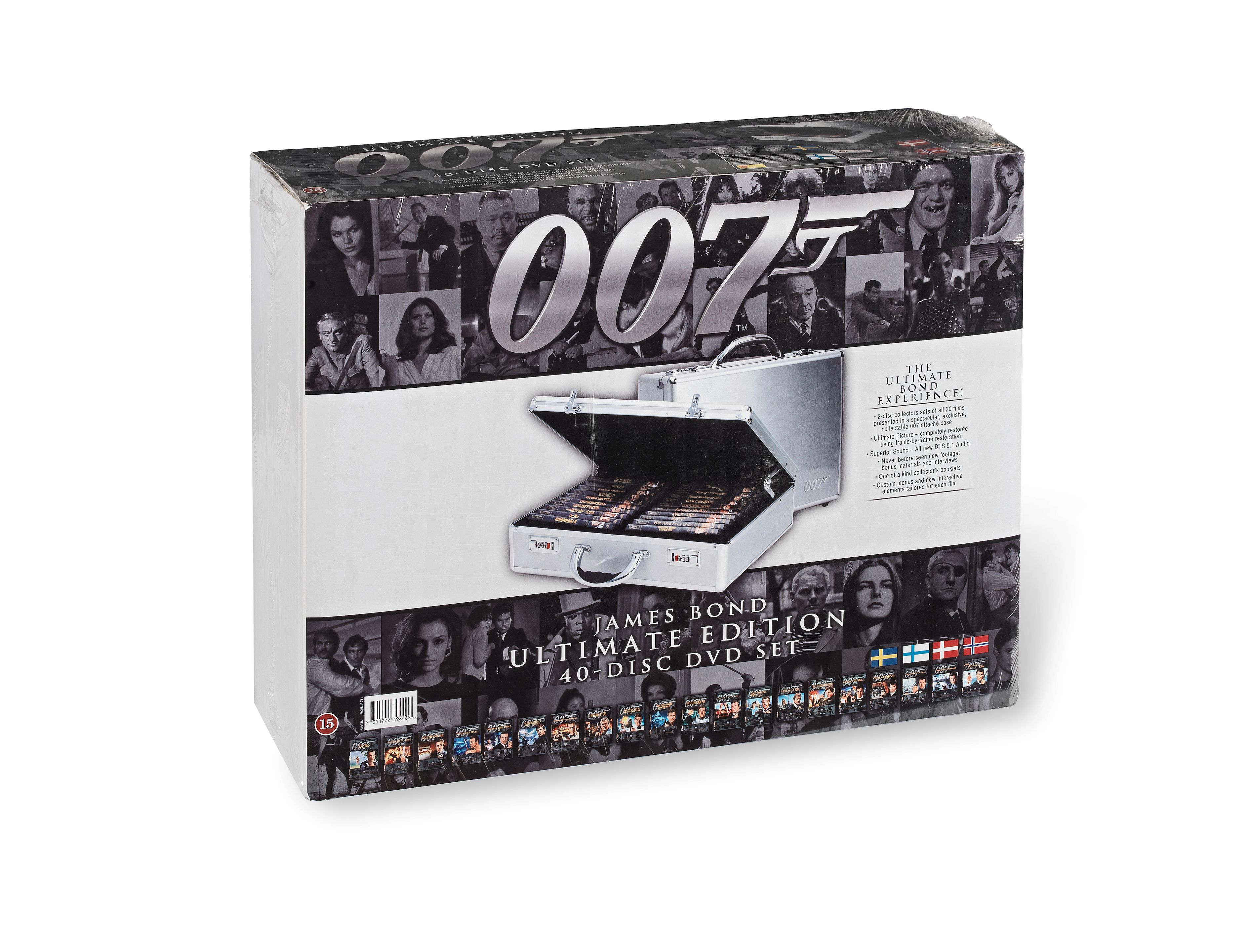 Bonhams : A cased set of the James Bond Ultimate Edition 40-disc DVD ...