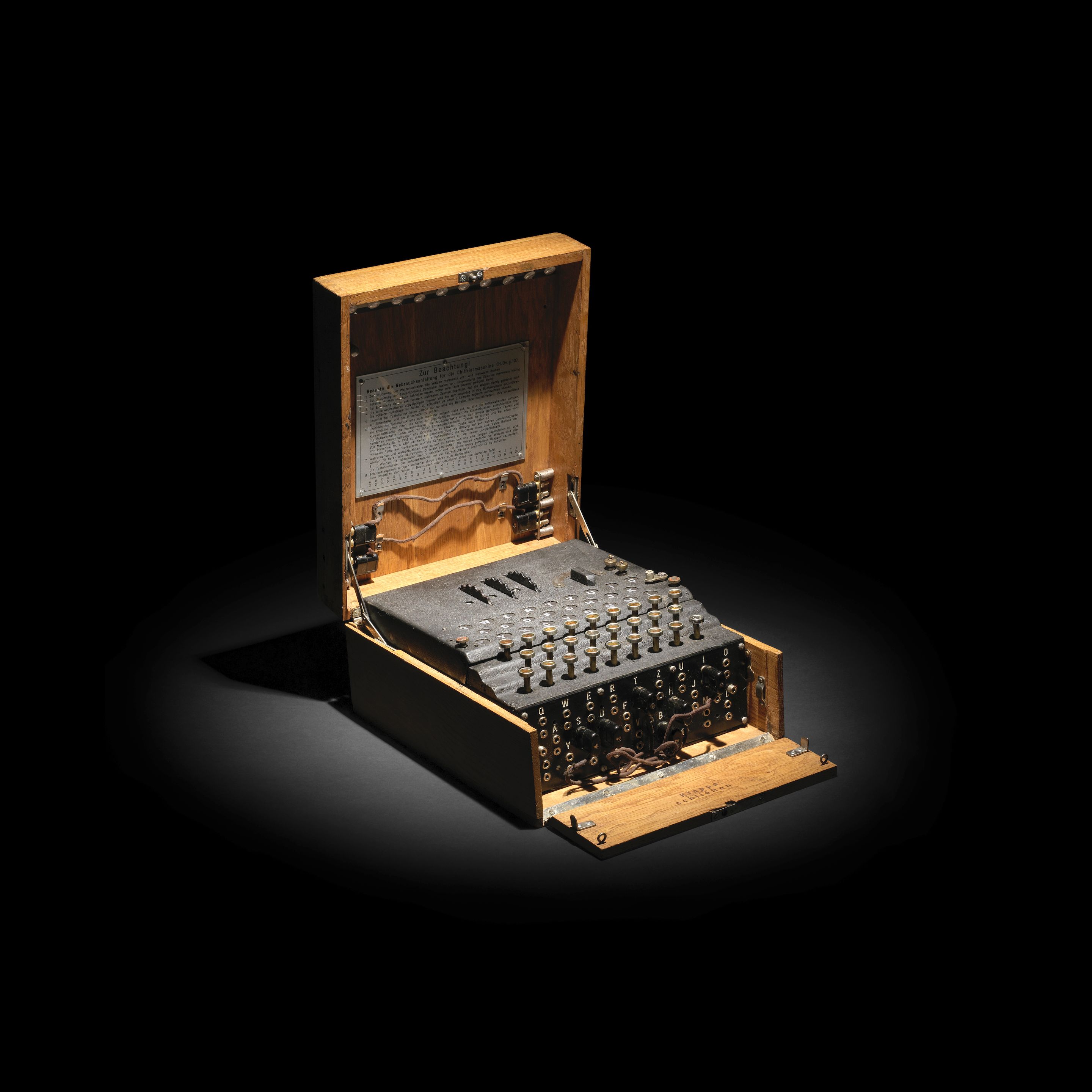 Rau Antiques Sales Very Rare Wwii Enigma Cipher Machine