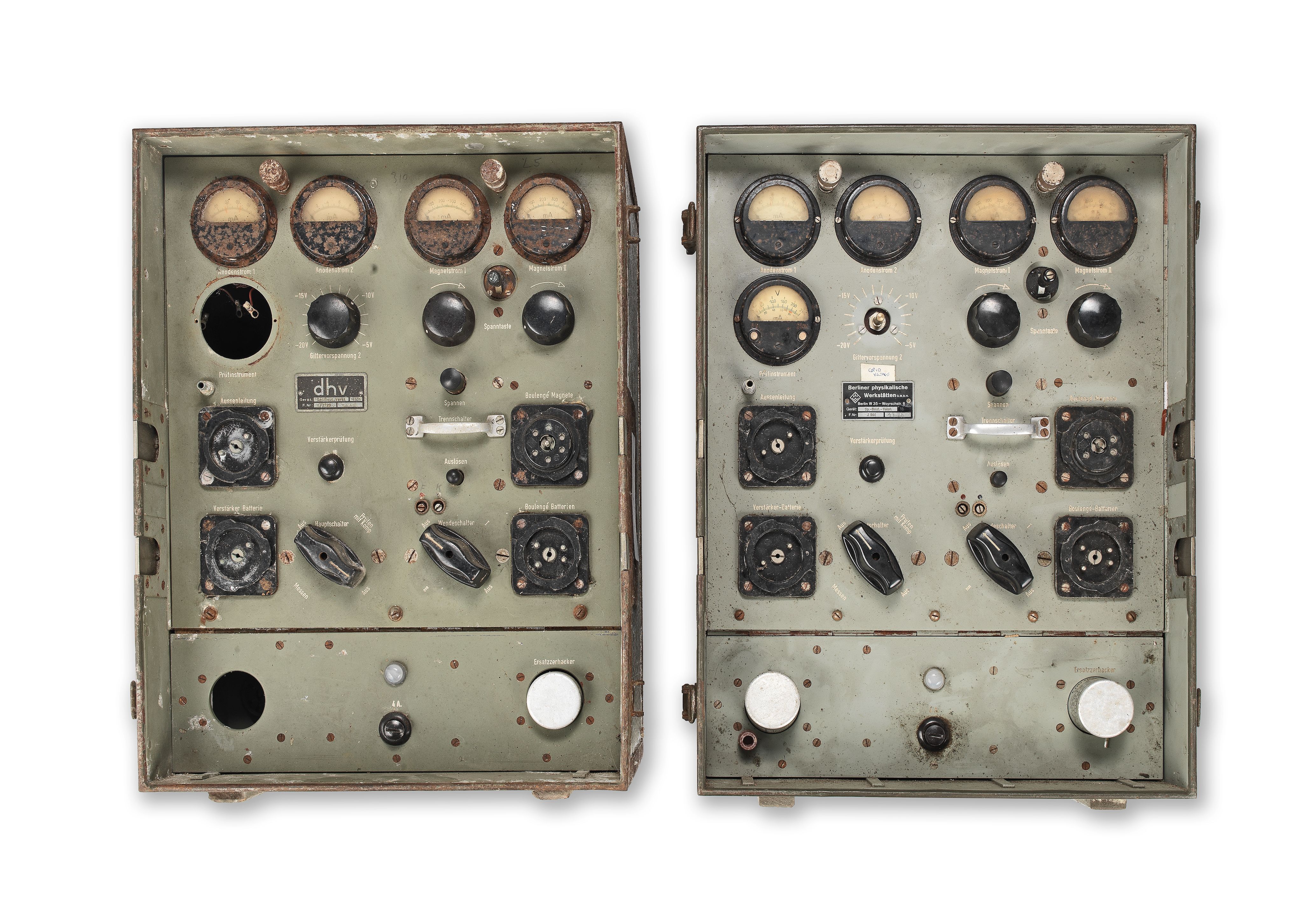 Bonhams : Two Large German Amplifiers, German, Mid-20th century,