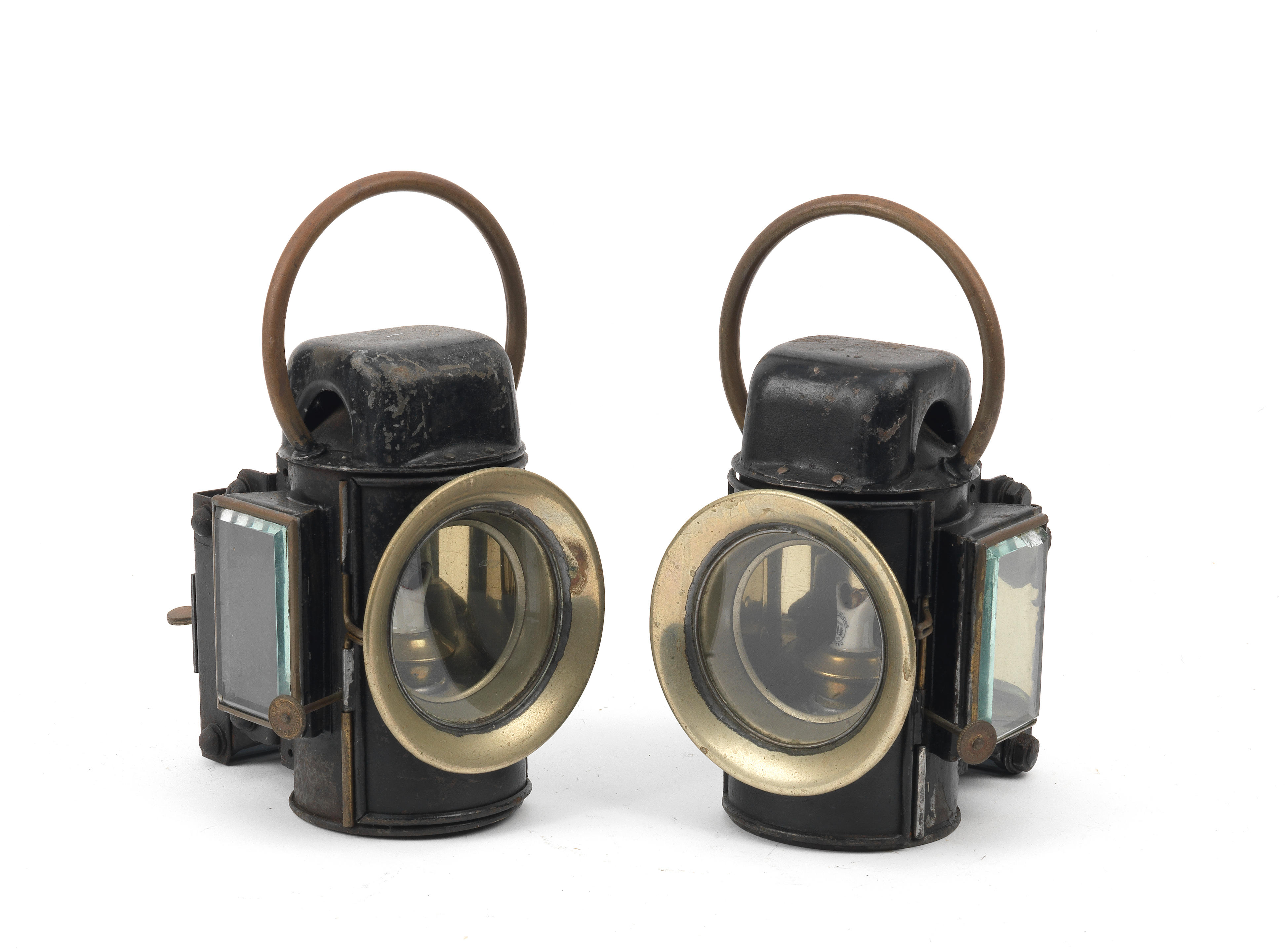 Bonhams Cars : A pair of traction engine/commercial vehicle oil ...