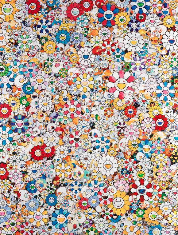 Bonhams : Takashi Murakami (Japanese, born 1962) Skulls & Flowers ...