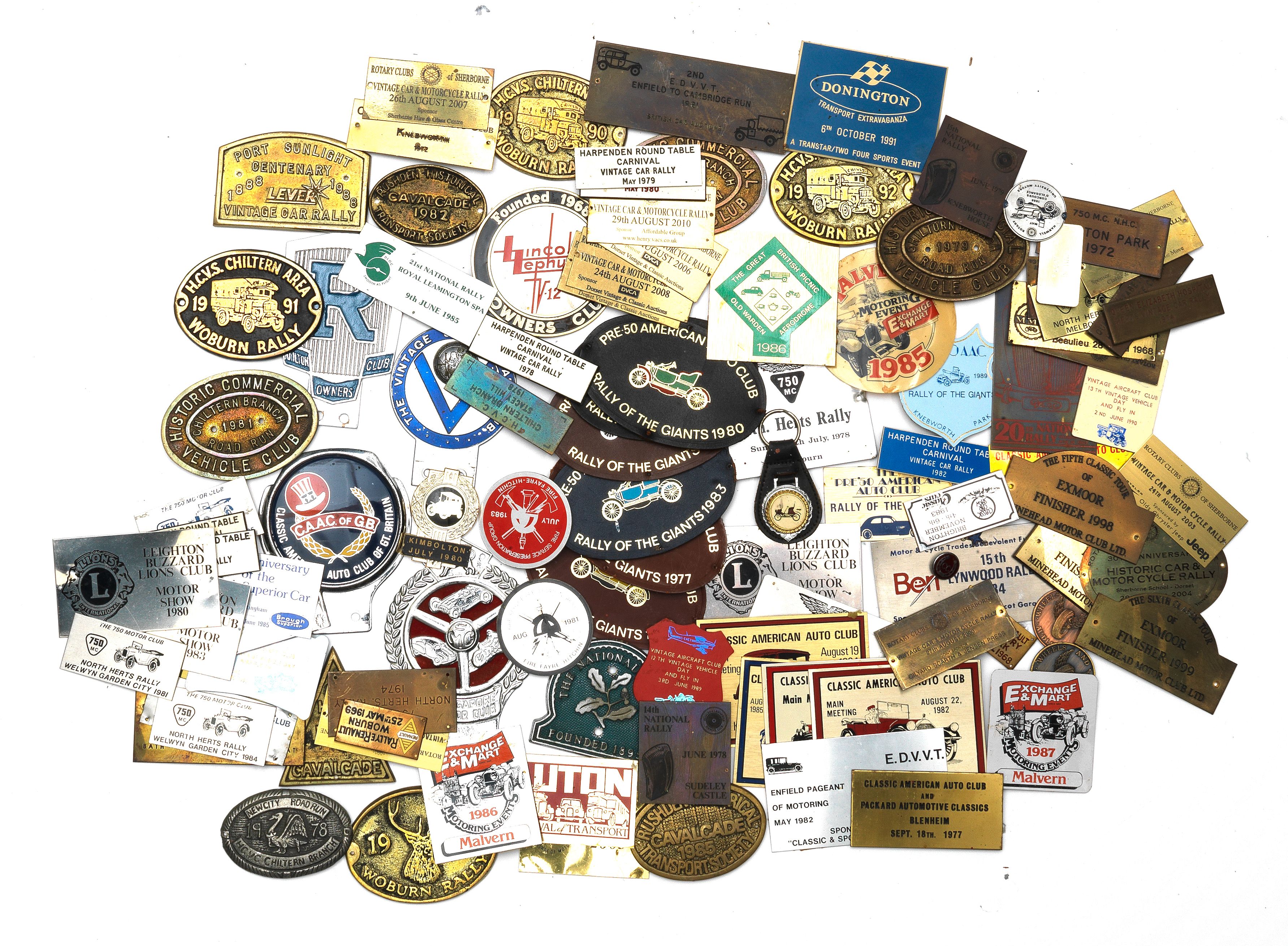 Bonhams Cars : Assorted car badges and rally plaques, ((Qty))