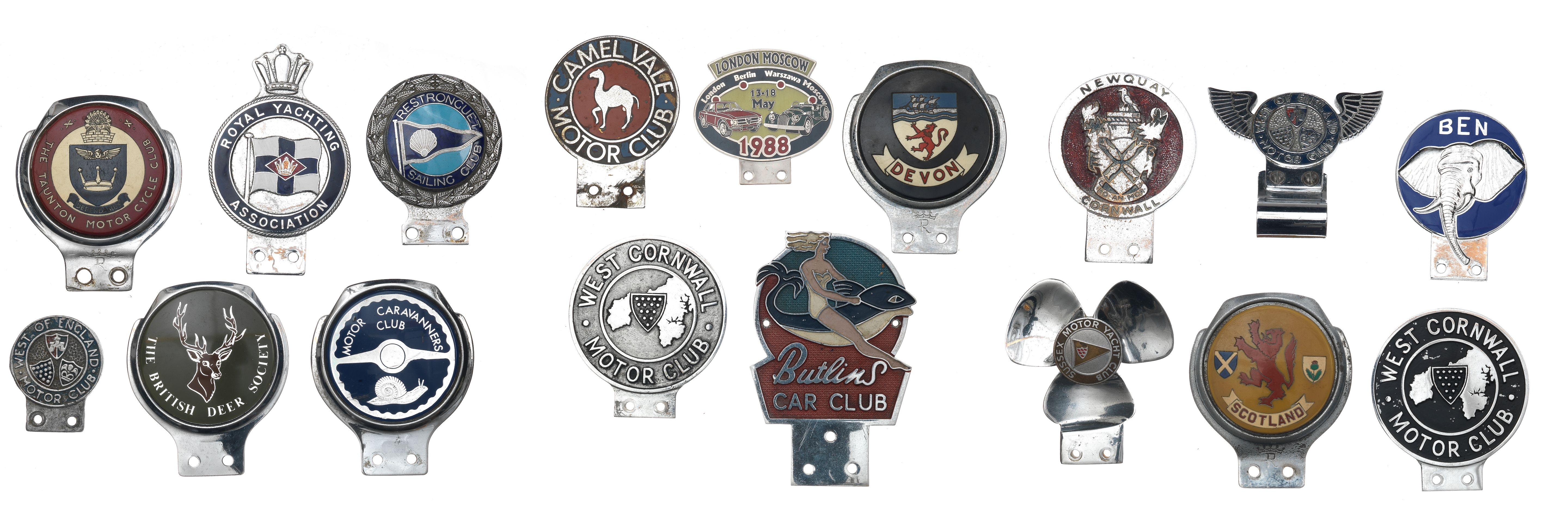 Bonhams Cars : Yachting and Sailing Club and other car badges ((17))
