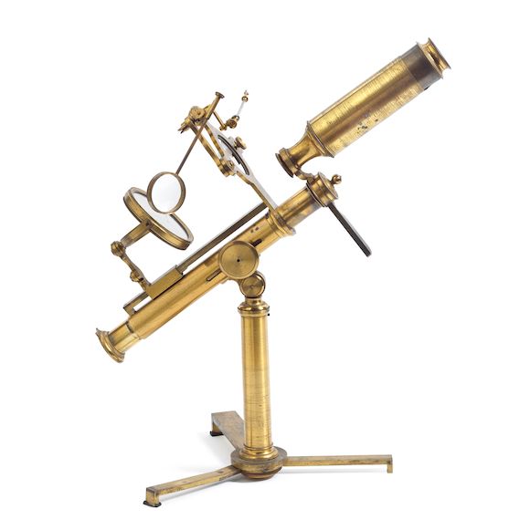 Bonhams : A Jones 'Most Improved' Type Brass Compound Monocular ...