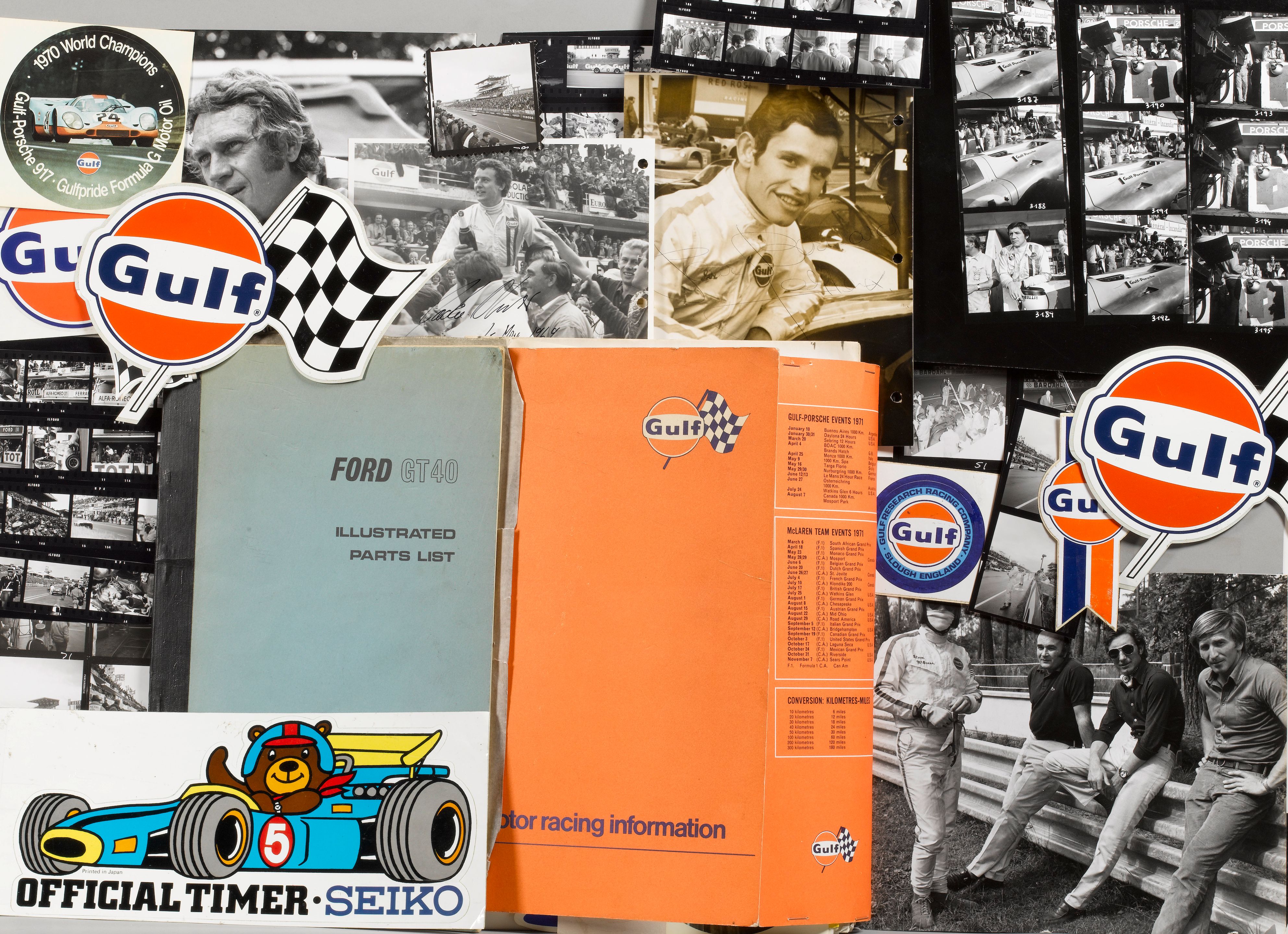 Bonhams Cars : A good collection of Gulf and Le Mans photographs ...