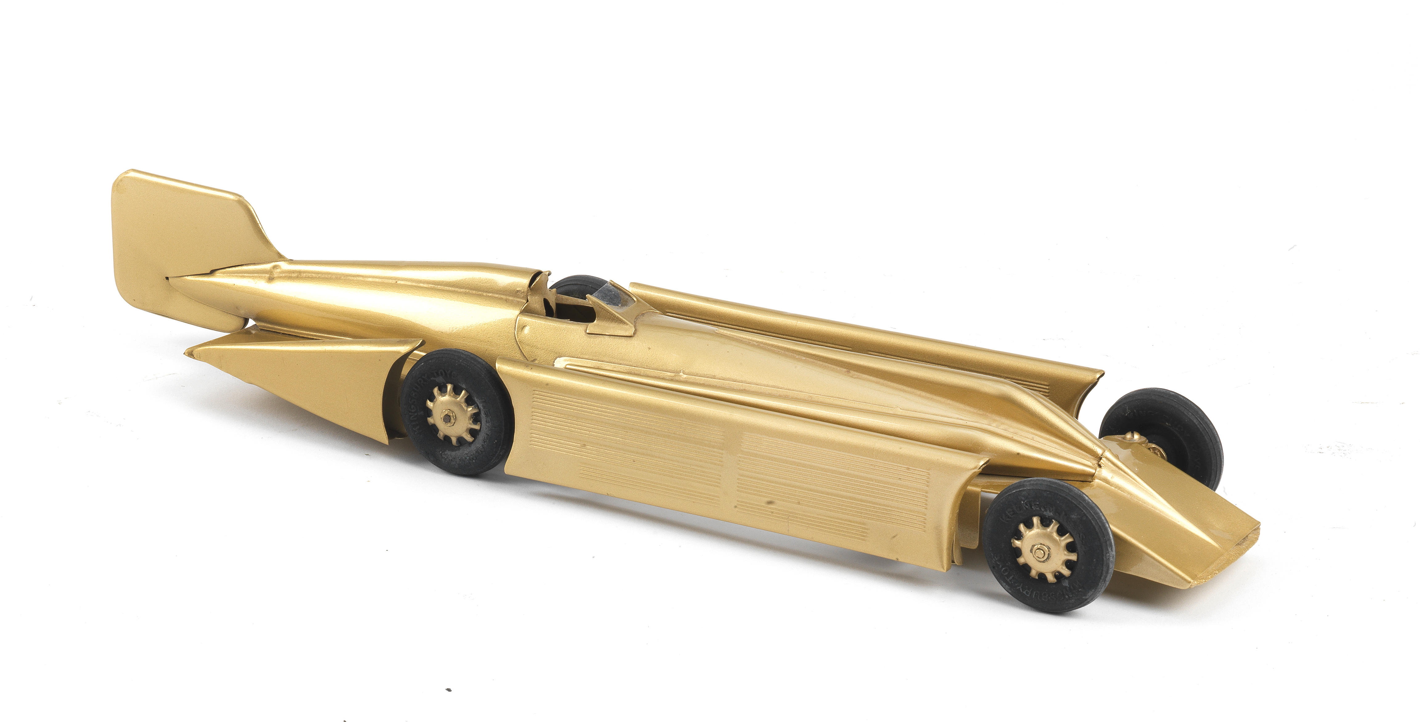 Bonhams Cars : A 'Golden Arrow' clockwork toy by Kingsbury, 1929,