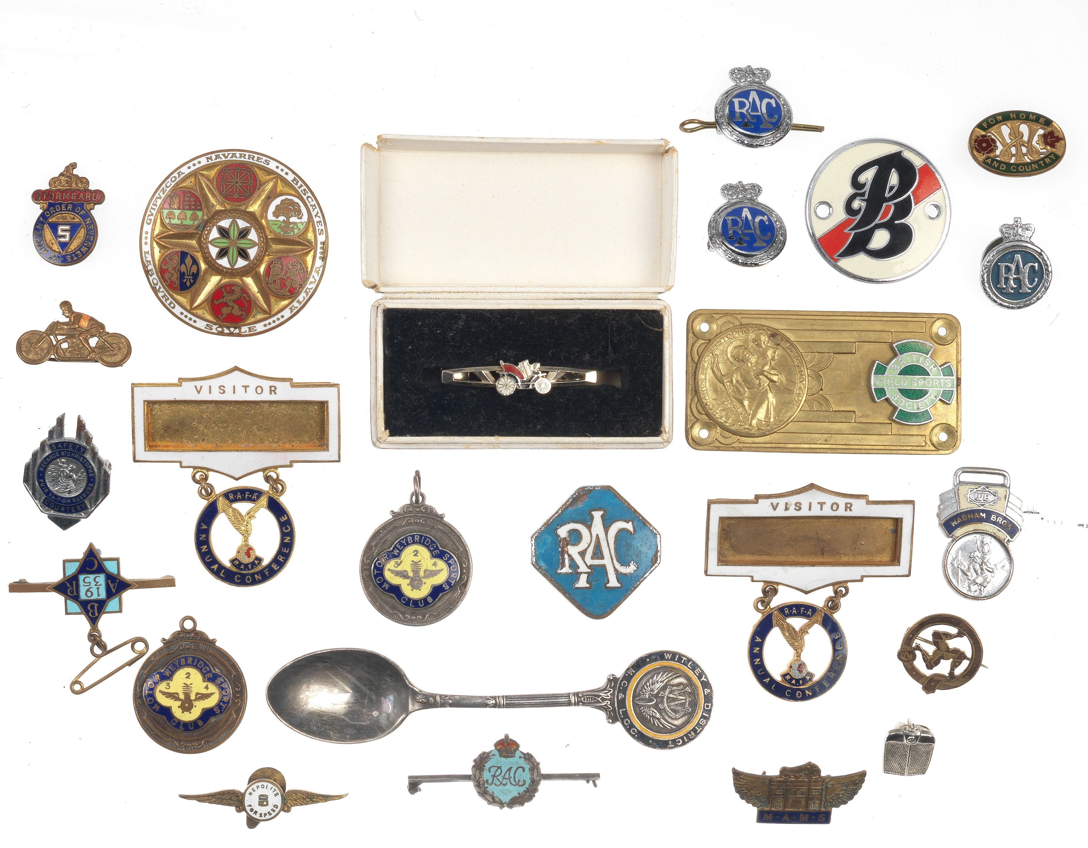 Bonhams Cars : Assorted enamel lapel badges, ((Qty))