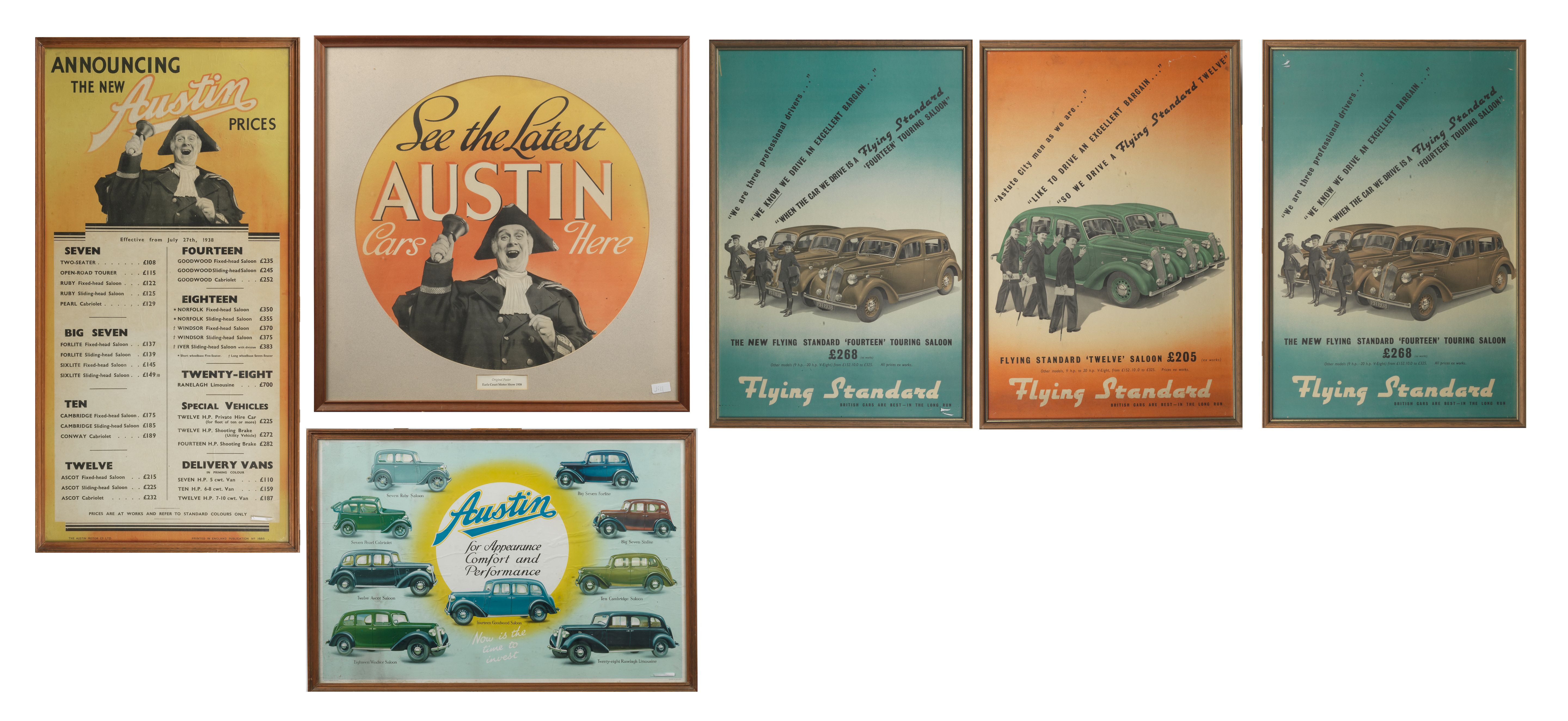 Bonhams Cars : A 1938 Earls Court Motor Show 'See the Latest Austin ...