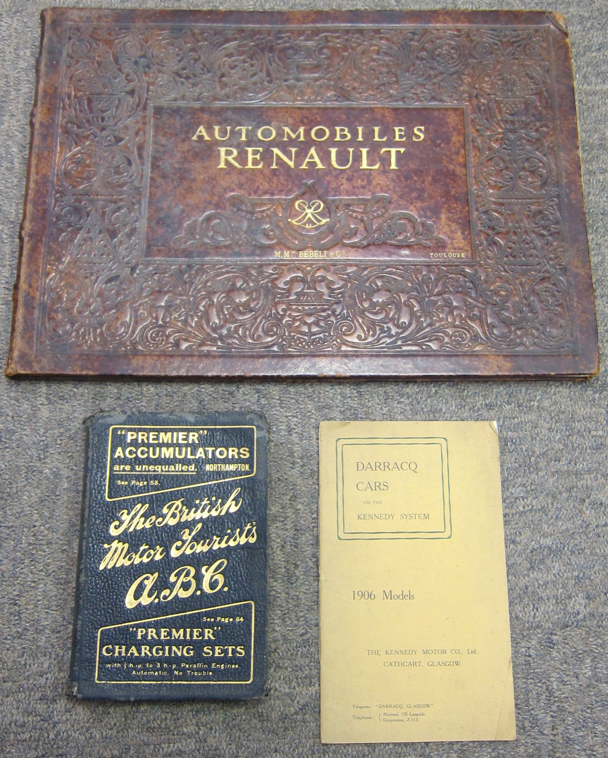 Bonhams Cars : A deluxe Renault sales catalogue, circa 1910, ((3))