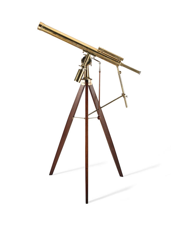 Bonhams A Jh Steward 3 Inch Brass Refracting Telescope On Stand