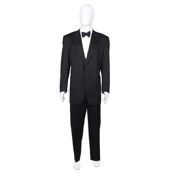 Bonhams : A Joseph Abboud wool and silk single breasted twin button ...