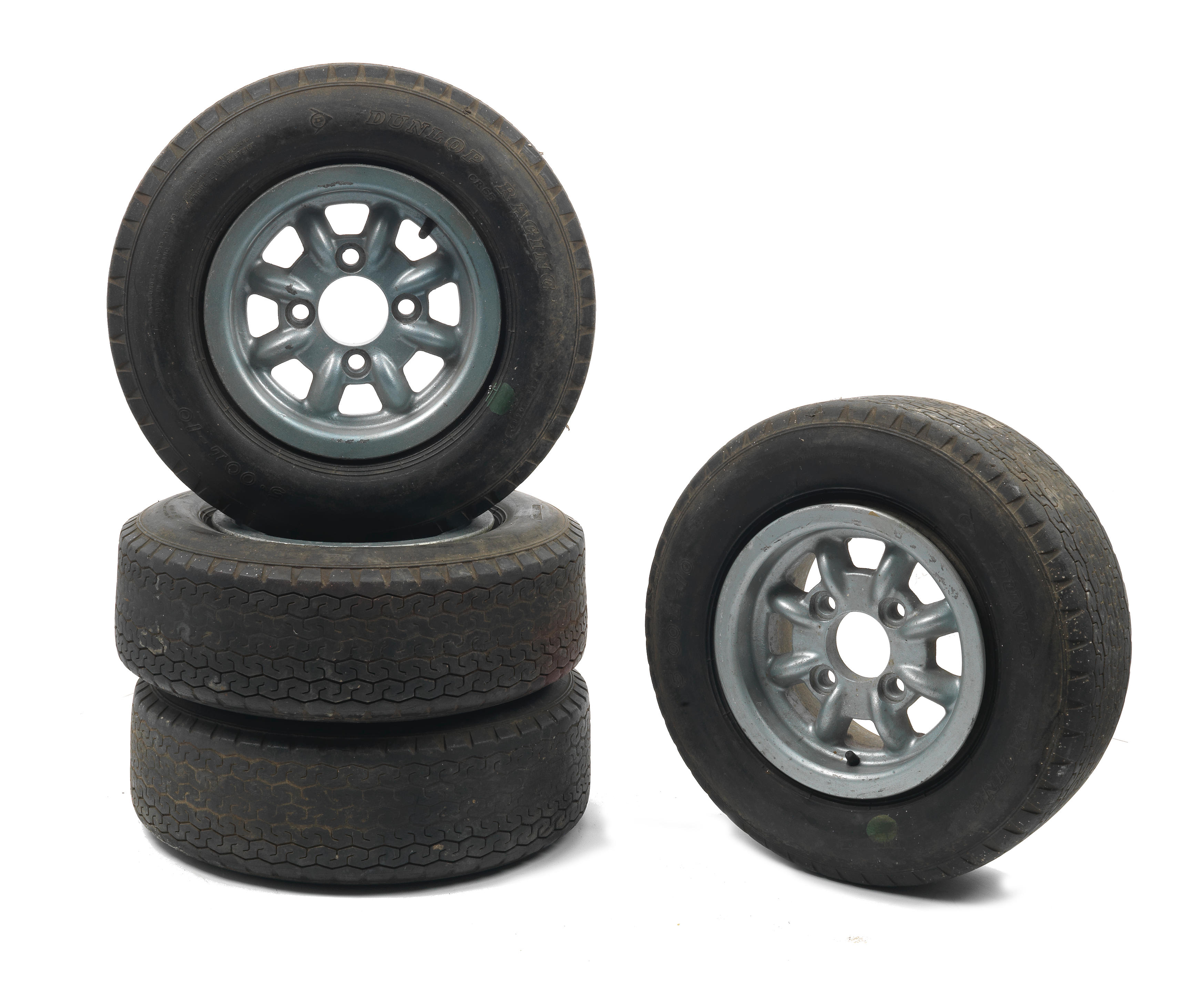 Bonhams Cars : A set of four 6 inch Minilite wheels, ((4))
