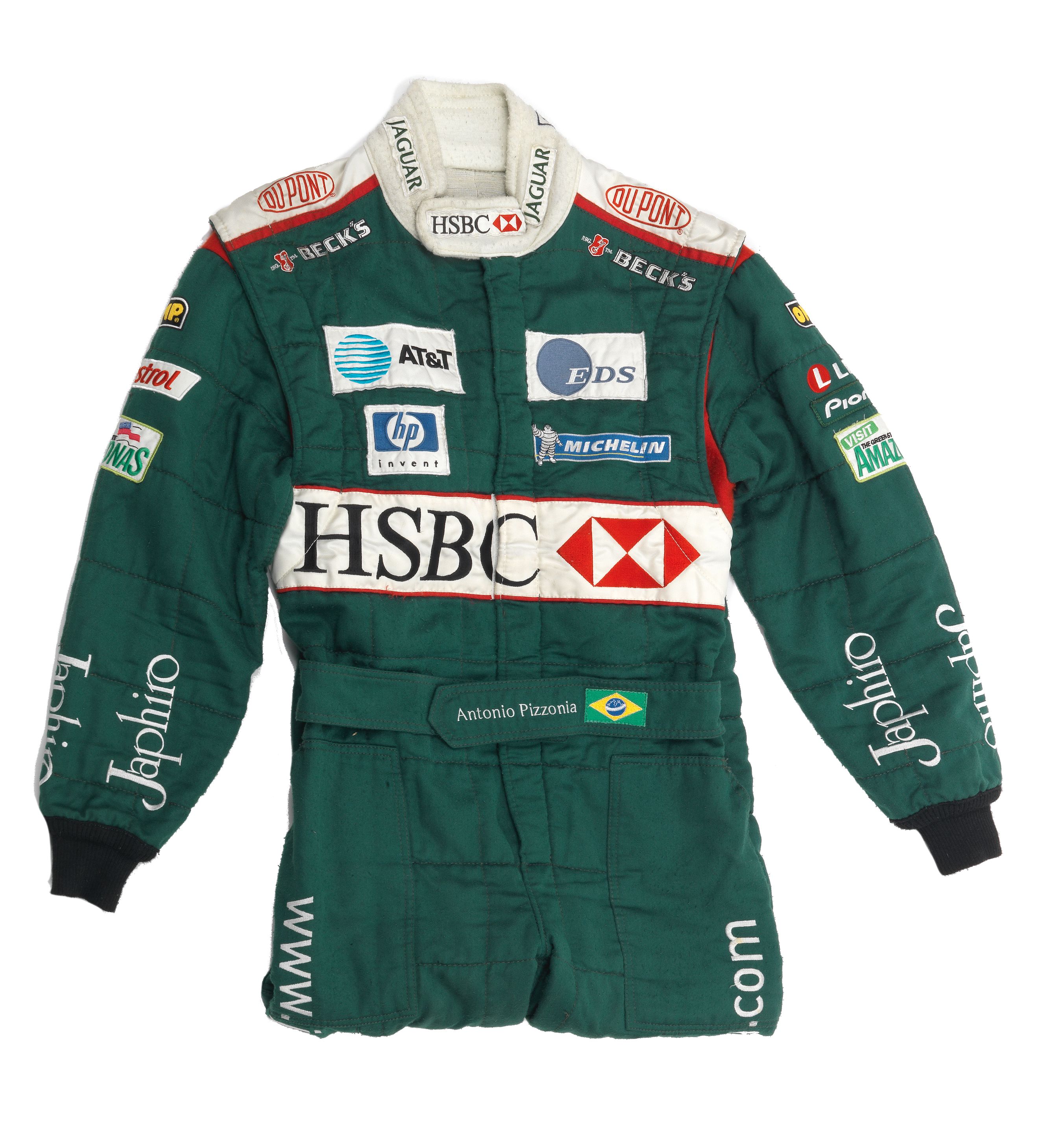 Bonhams Cars : A pair of Antonio Pizzonia's Jaguar Formula 1 Team ...