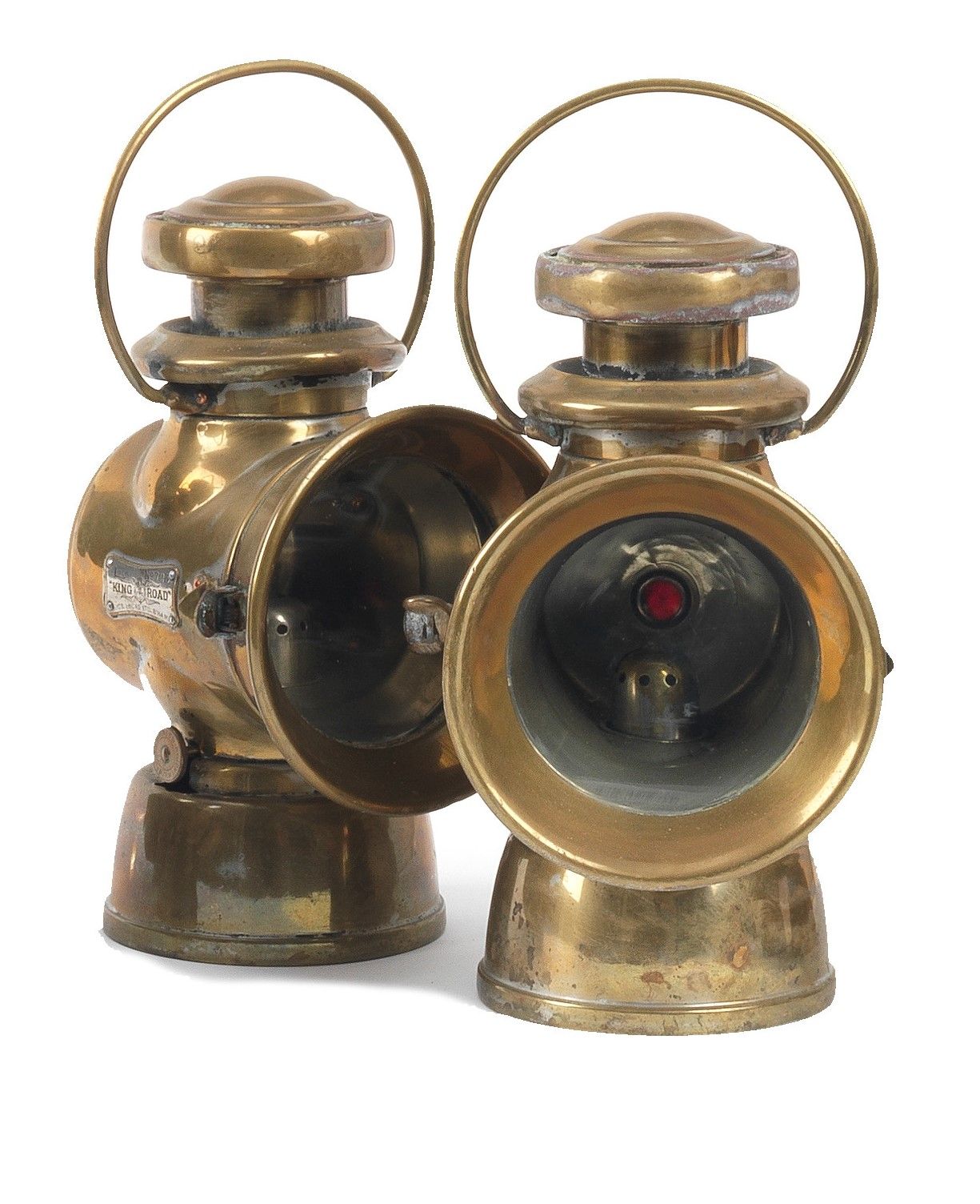Bonhams Cars : A pair of Lucas No.723 oil-illuminating side-lamps, ((2))