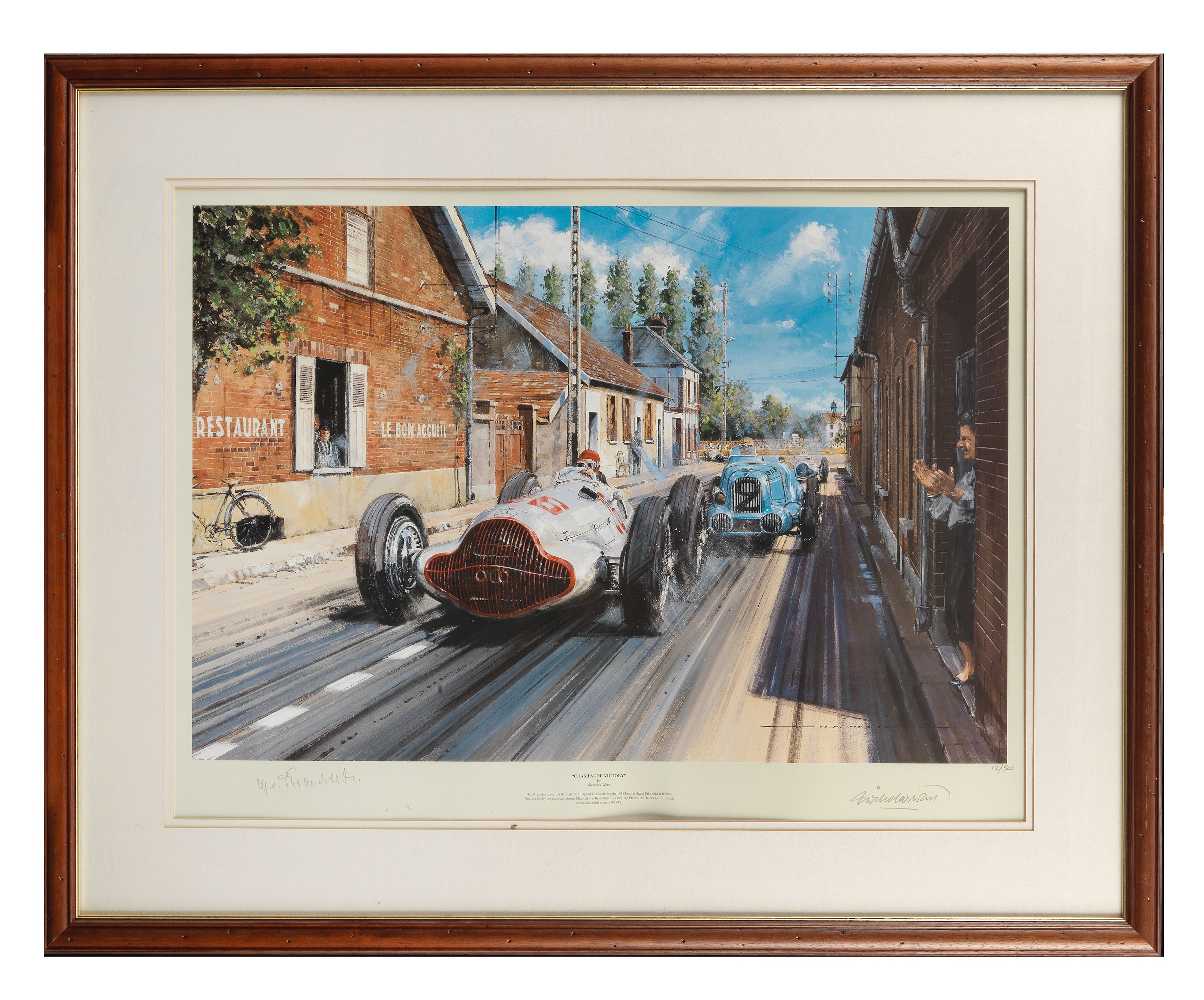 Bonhams Cars : 'Champagne Victory' after Nicholas Watts, signed by ...