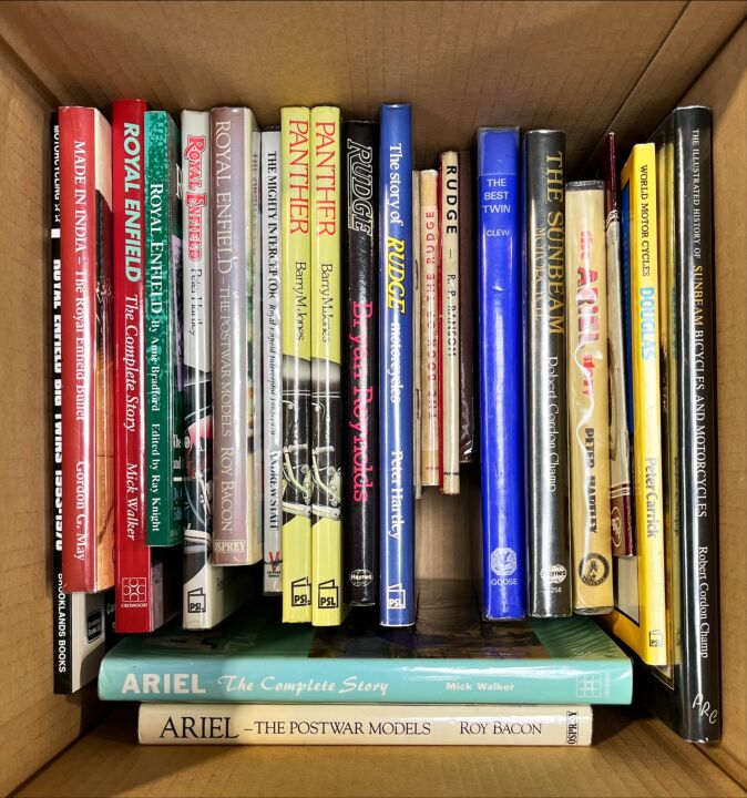 Bonhams Cars : A selection of motorcycle books relating to Sunbeam ...