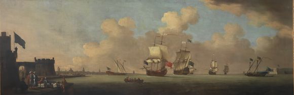 Bonhams : Peter Monamy (London 1681-1749) An eastern capriccio