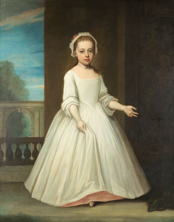 Bonhams : Bartholomew Dandridge (London 1691-1755) Portrait of a girl ...