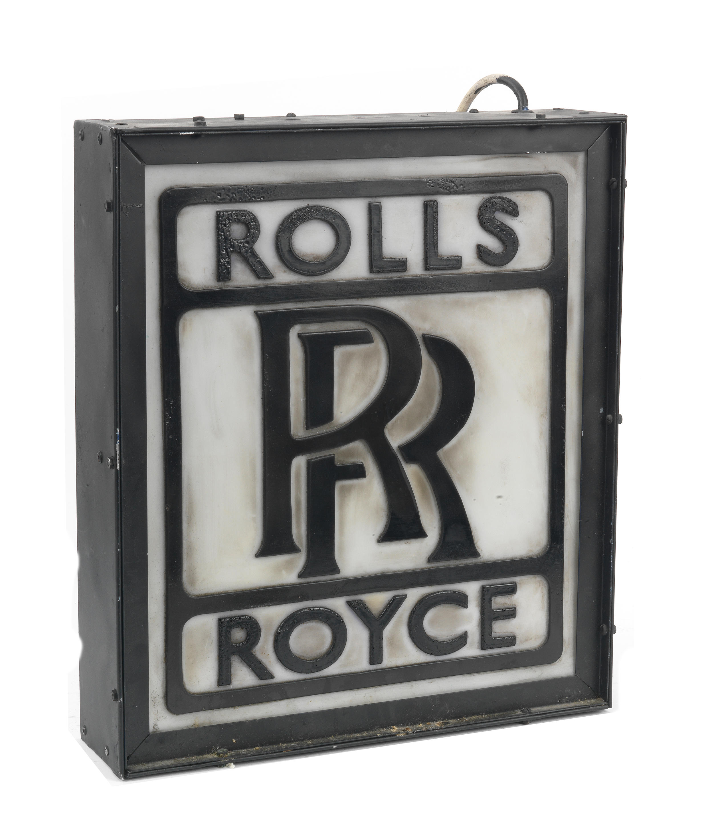 Bonhams Cars : A 'Rolls-Royce' illuminating box sign, ((4))