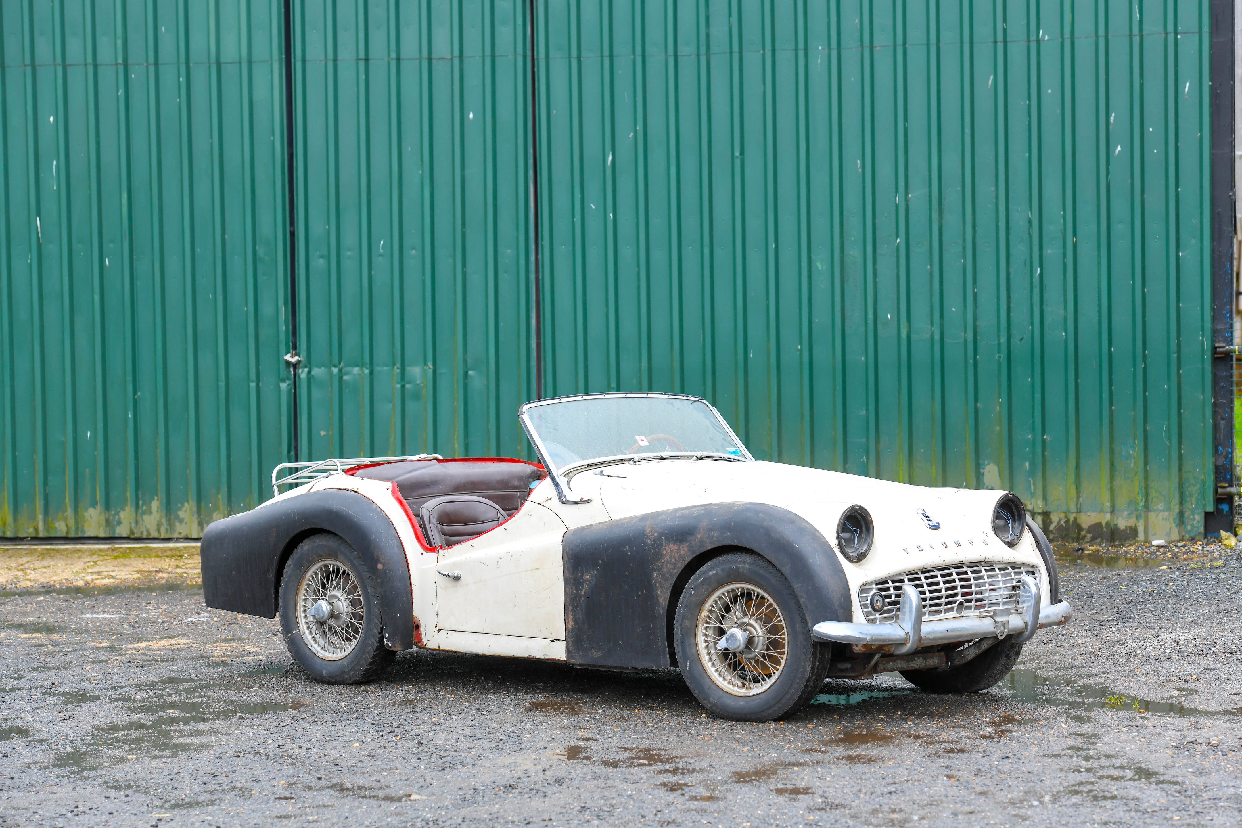 1961 Triumph TR3A Roadster with Hardtop - auctions & price archive