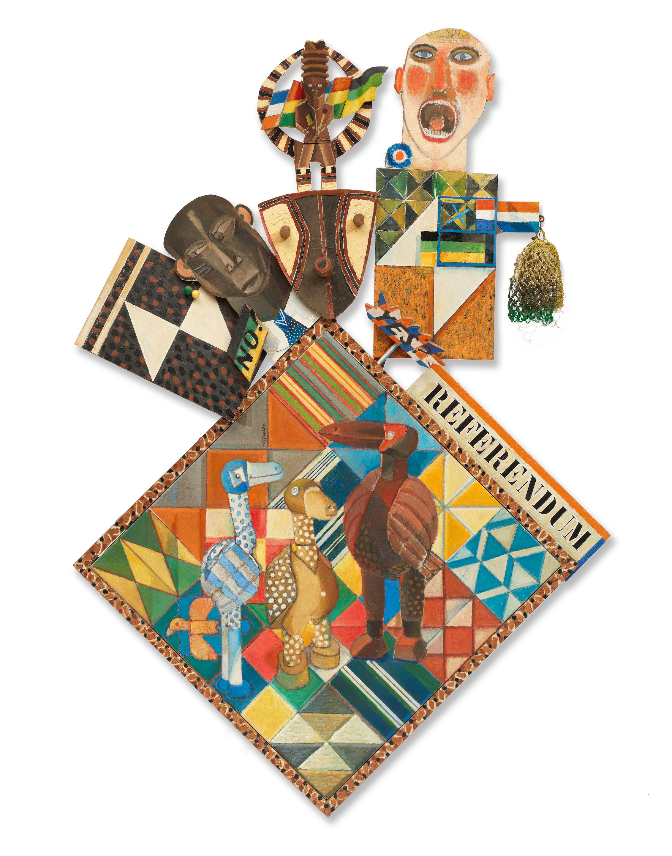 Bonhams : Stanley Faraday Pinker (South African, 1924-2012) Referendum ...