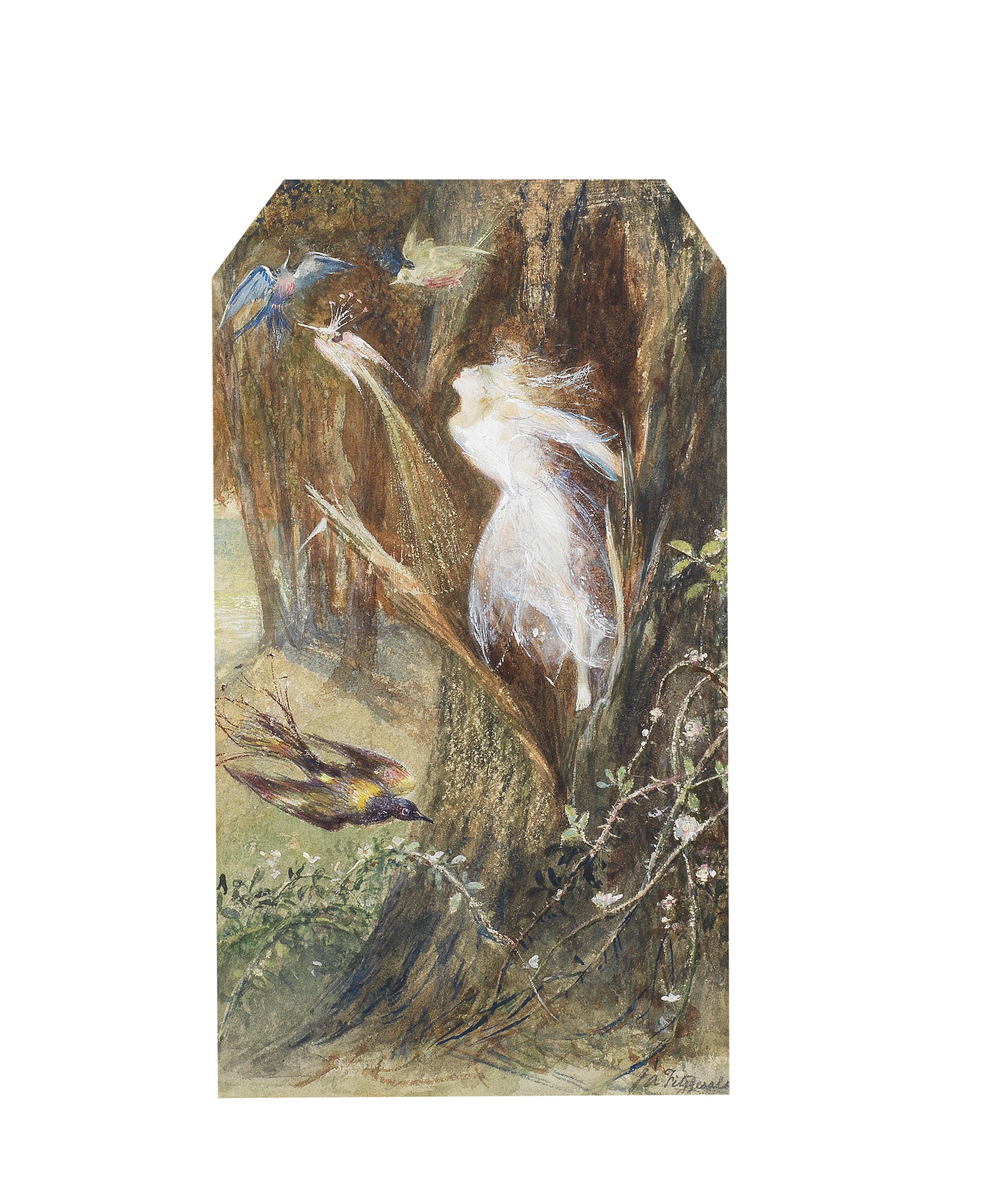 Bonhams : John Anster Fitzgerald (British, 1823-1906) Ariel