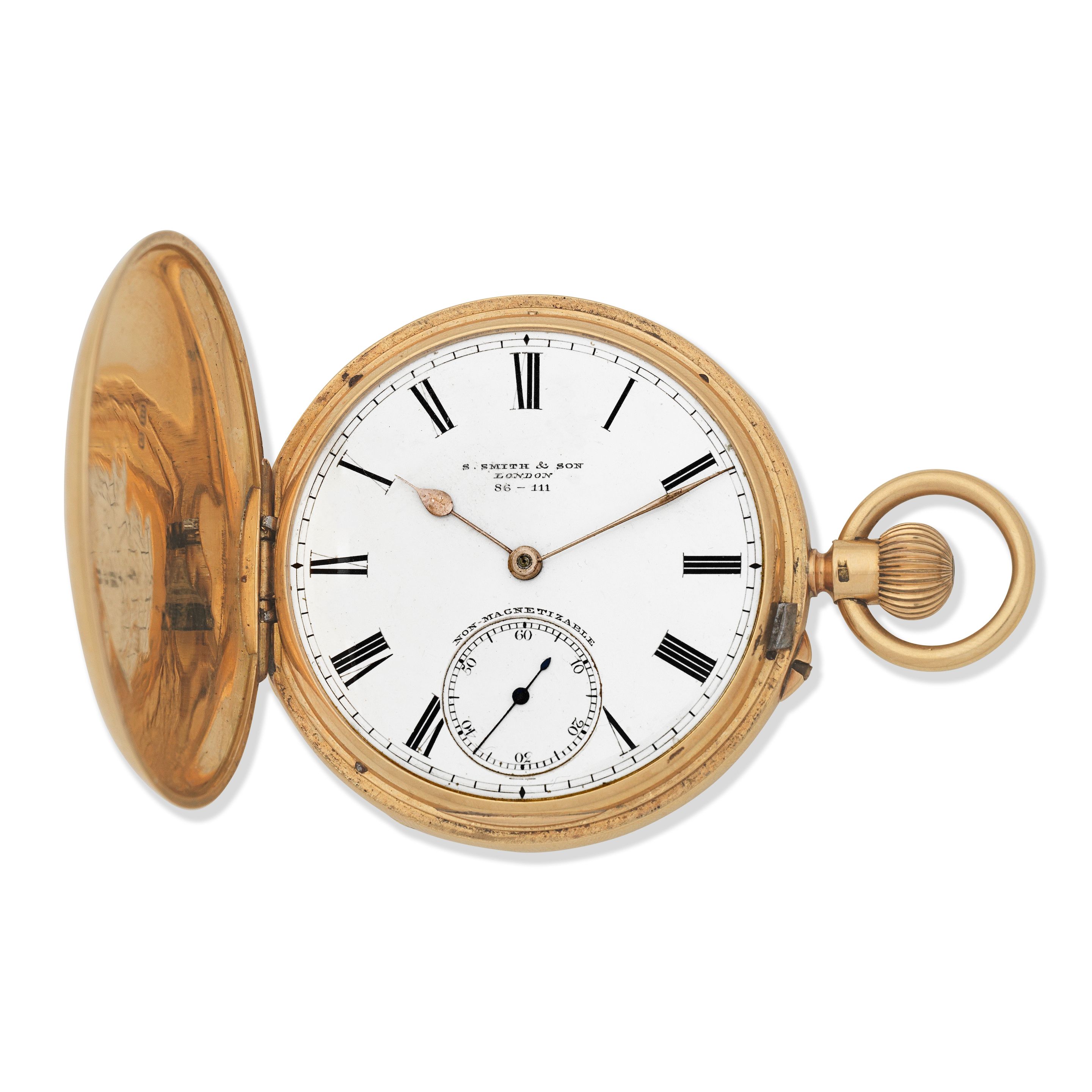 Bonhams : S. Smith & Son, 9 Strand, London. An 18K gold keyless wind ...