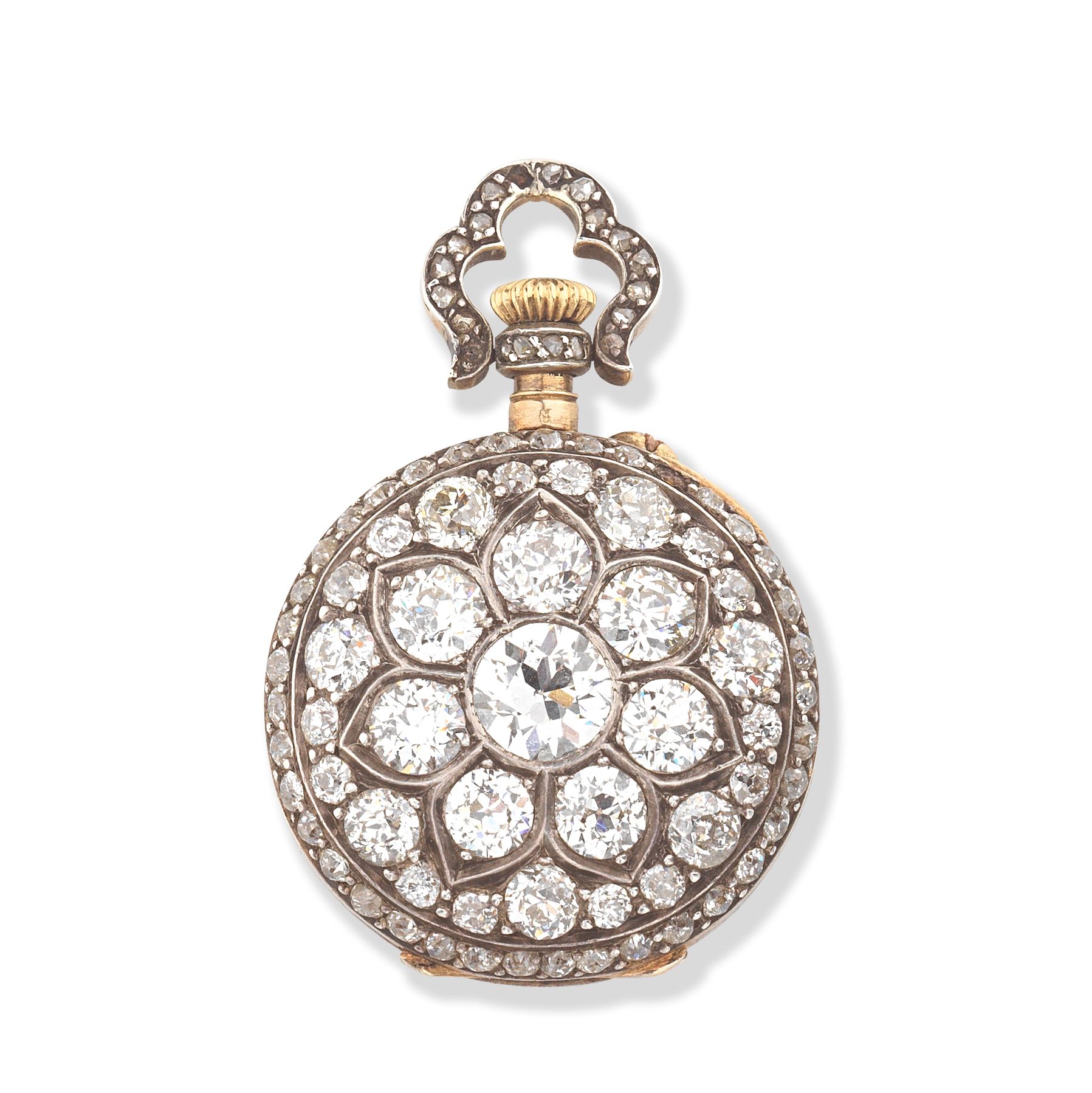 Bonhams : DIAMOND FOB WATCH,